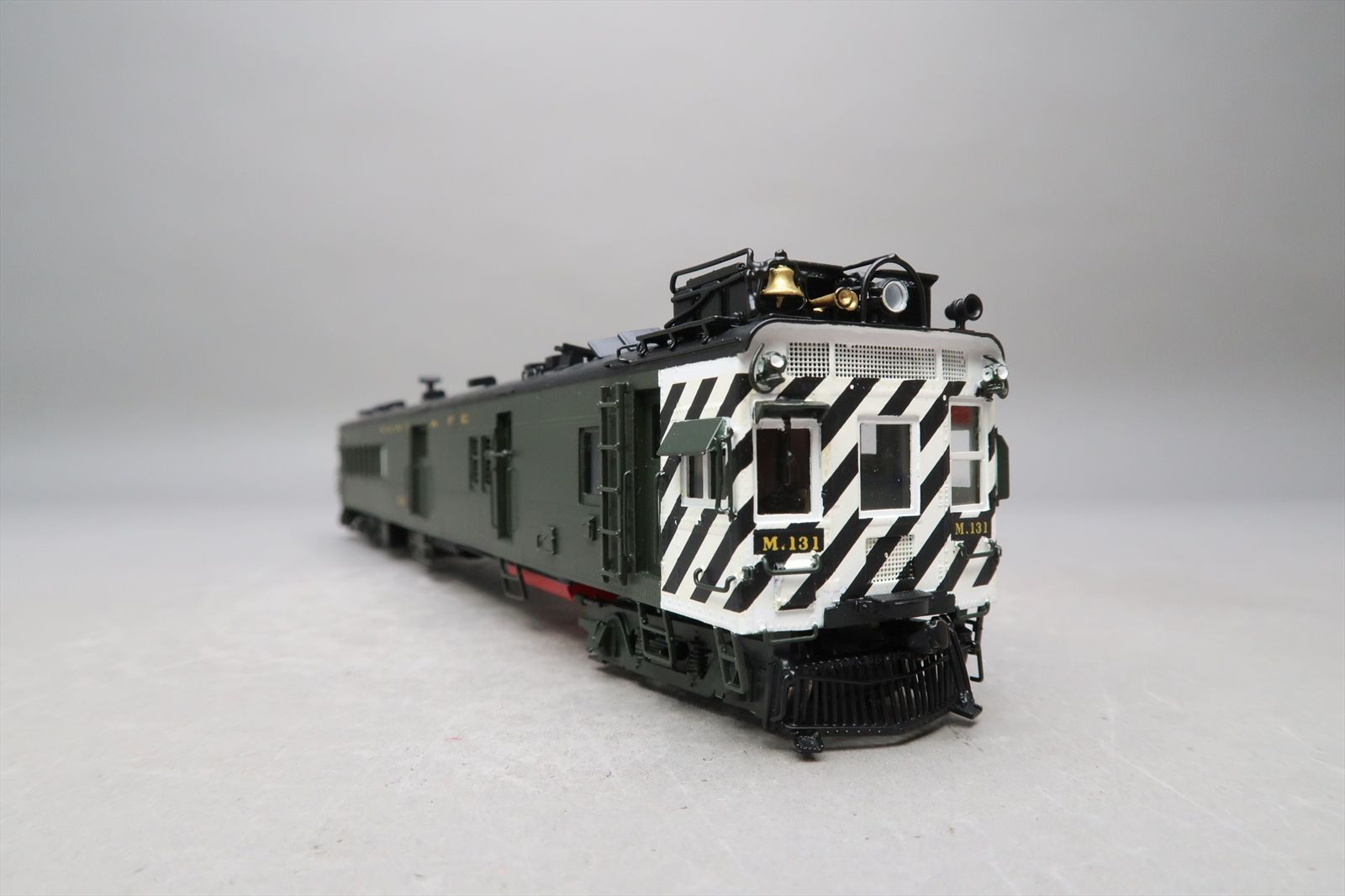 HO Brass Model - Key AT&SF Santa Fe EMD Motor Car Zebra Stripe #M-131 ...