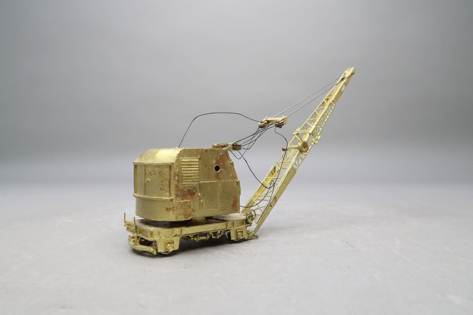 HO Brass Model - OMI 1316 Burro Crane Model 40 w/ Tool Car - Unpainted ...