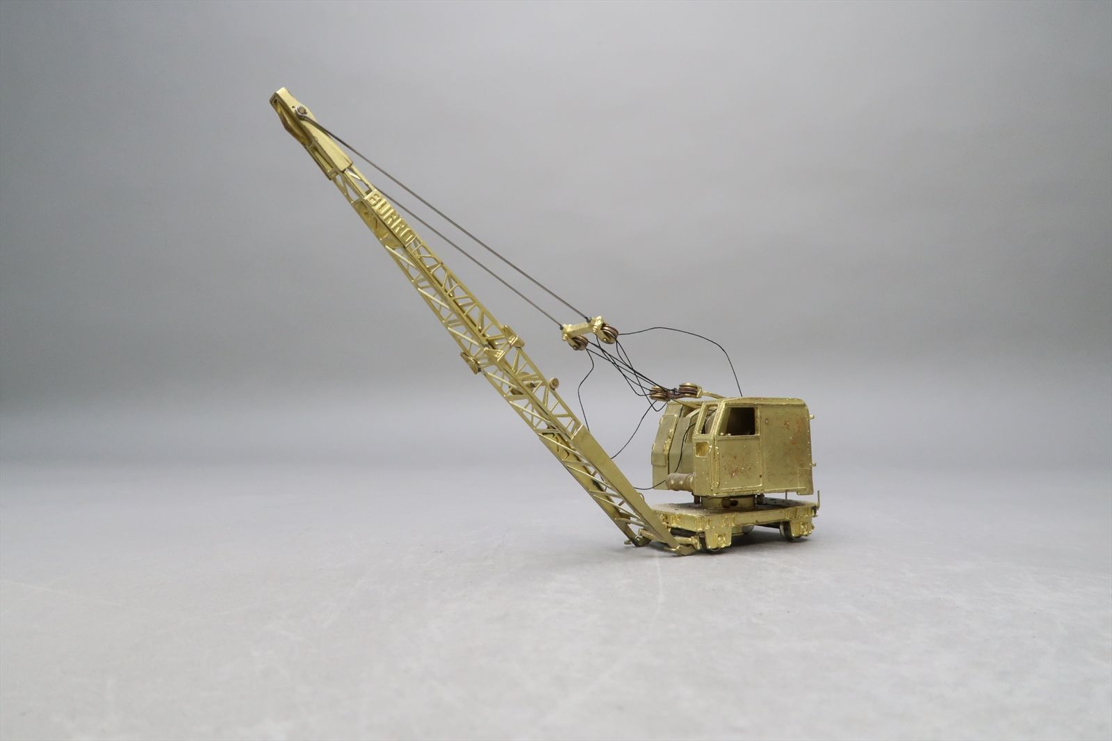 HO Brass Model - OMI 1316 Burro Crane Model 40 w/ Tool Car - Unpainted ...