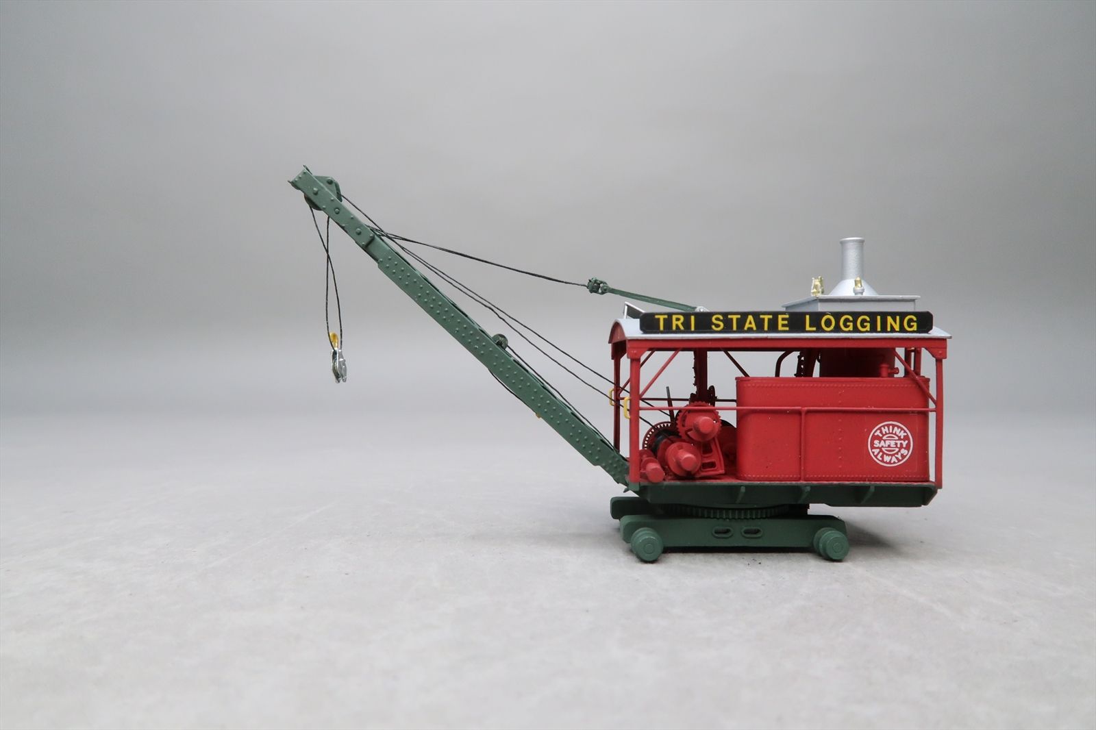 HO Brass Model - OMI 1333 Tri State Logging A.H. Log Loader On Dollies ...