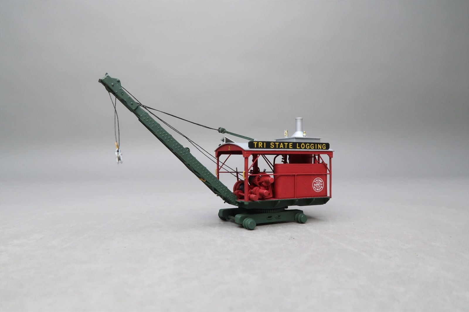 HO Brass Model - OMI 1333 Tri State Logging A.H. Log Loader On Dollies ...