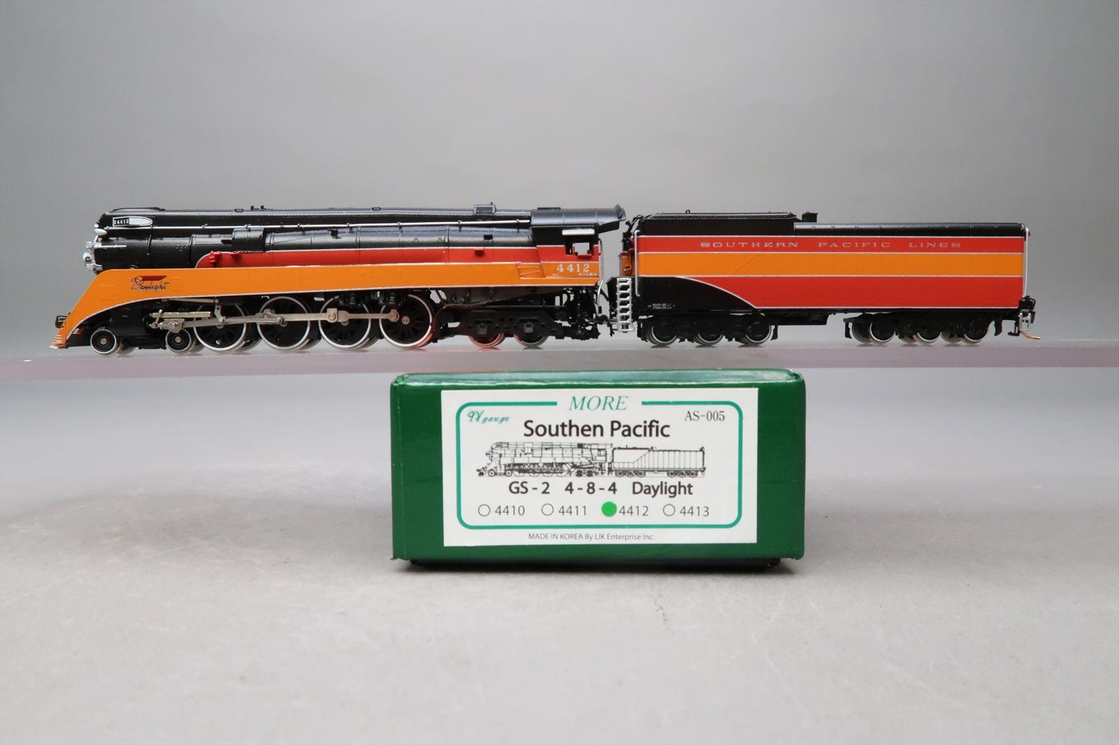 N Brass Model - MORE Co. AS-005 SP Southern Pacific GS-2 4-8-4 Daylight ...