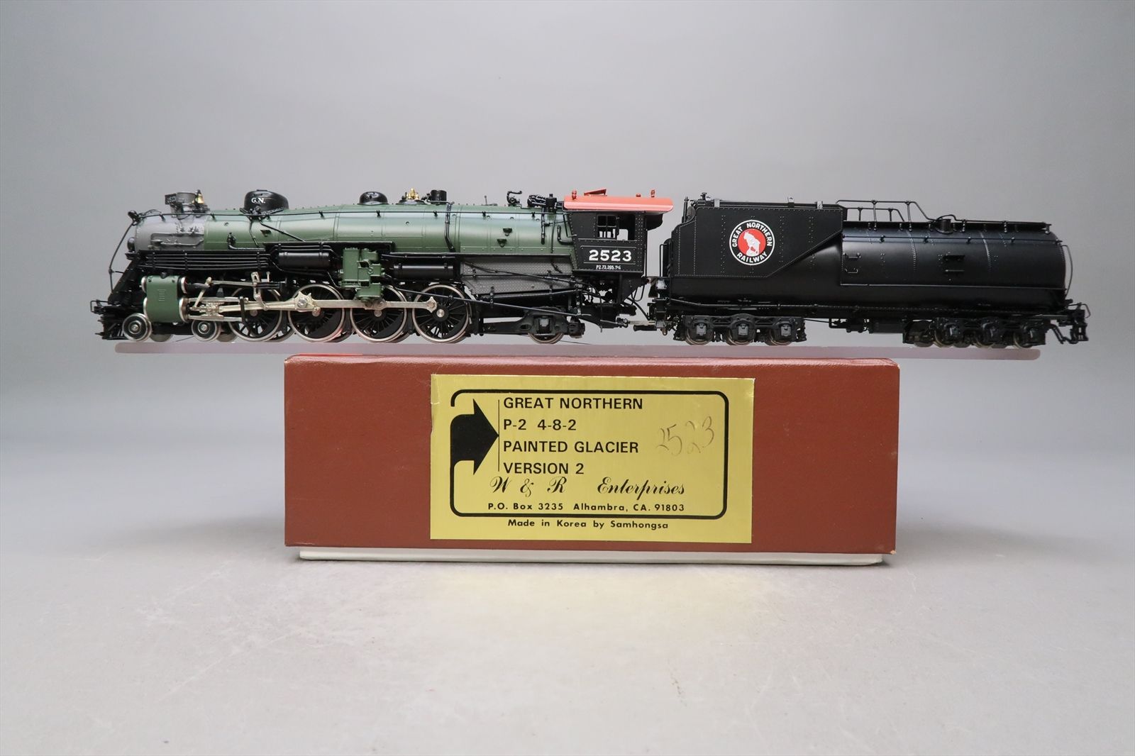 HO Brass Model - W&R Version 2 GN Great Northern P-2 4-8-2 Glacier Park ...