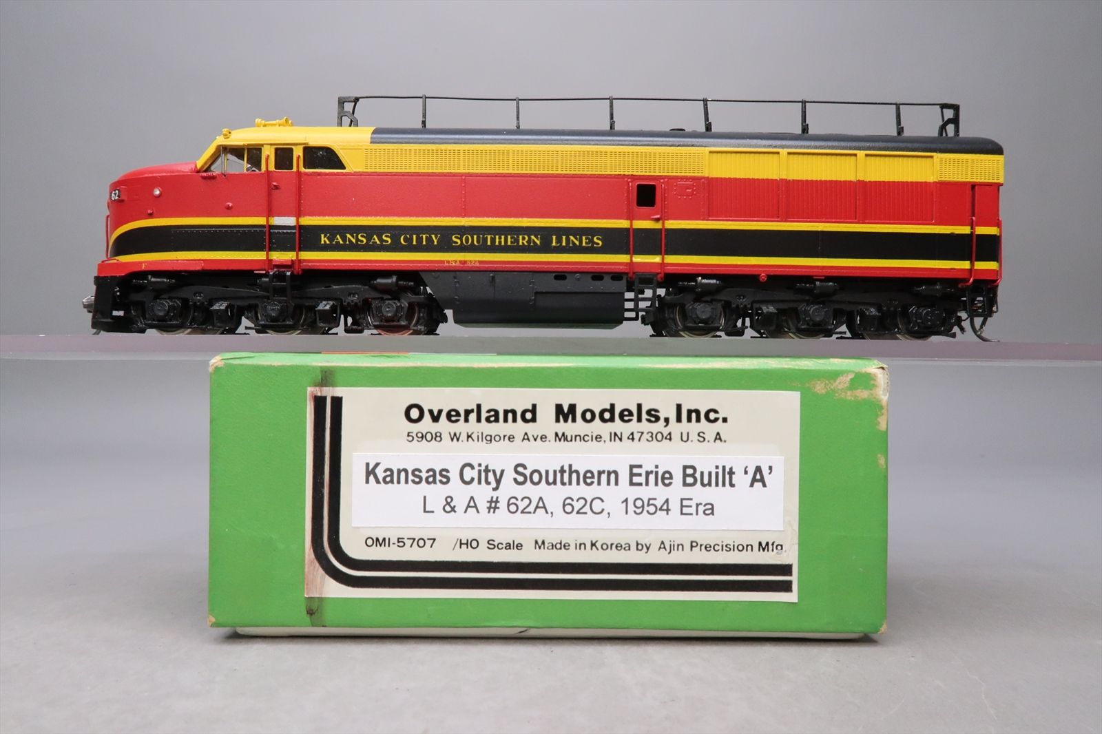 HO Brass Model - OMI 5707 KCS Kansas City Southern Erie Built #62A ...