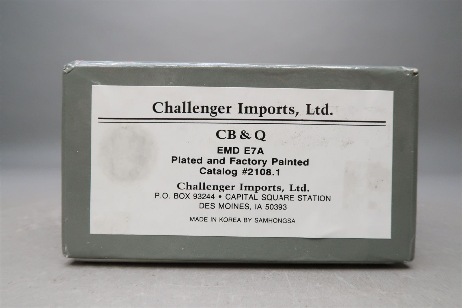 HO Brass Model - CIL 2108.1 CB&Q Burlington EMD E7 E7A #9916 - F/P ...