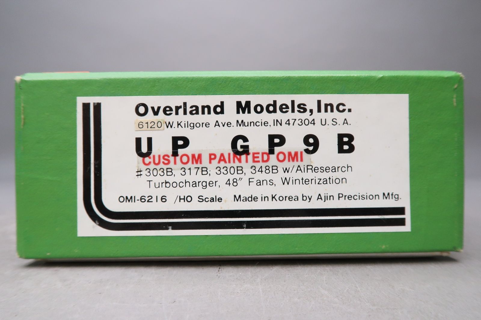 HO Brass Model - OMI 6216.1 UP Union Pacific GP9B AiResearch ...