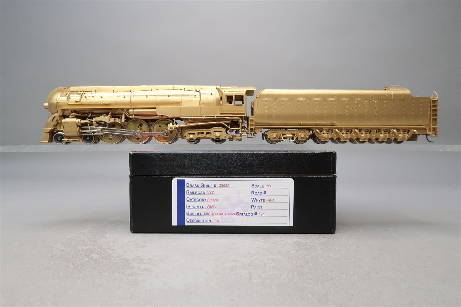 HO Brass Model - WMC NYC New York Central Super Hudson J-3a Streamlined ...