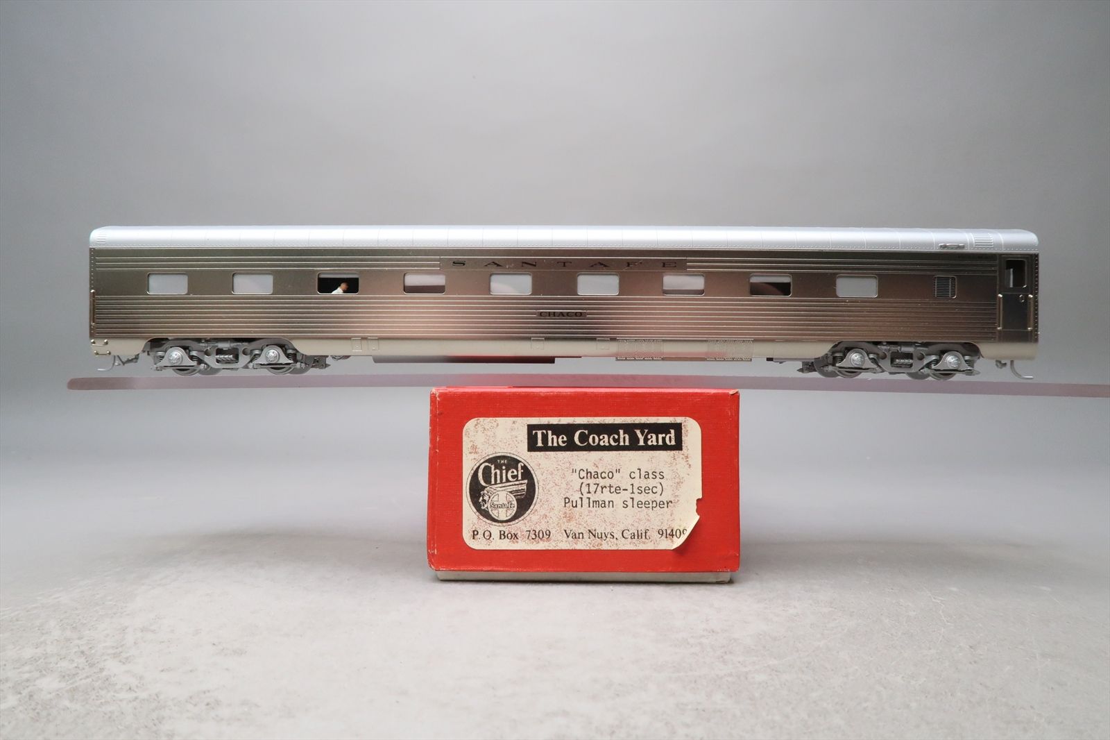 HO Brass Model - TCY AT&SF Santa Fe Chief 17-1 Sleeper Chief Chaco - F ...