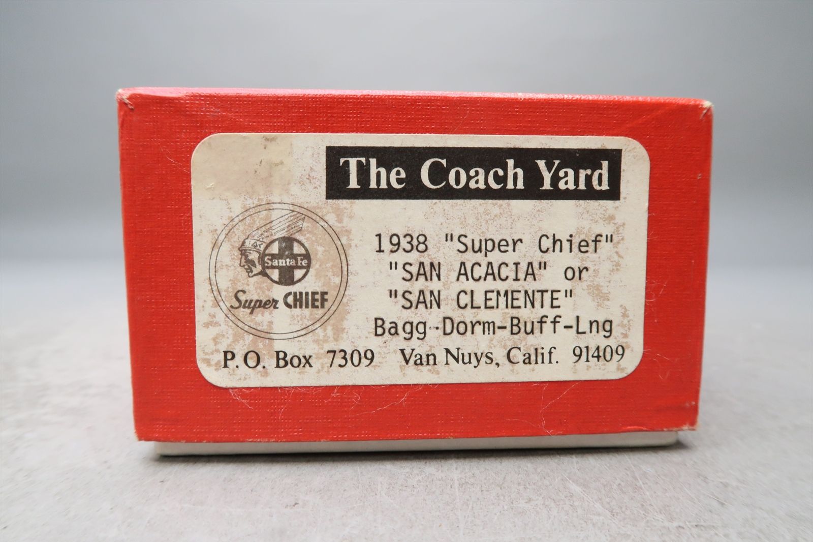 HO Brass Model - TCY AT&SF Santa Fe 1938 Super Chief LW Baggage Dorm ...