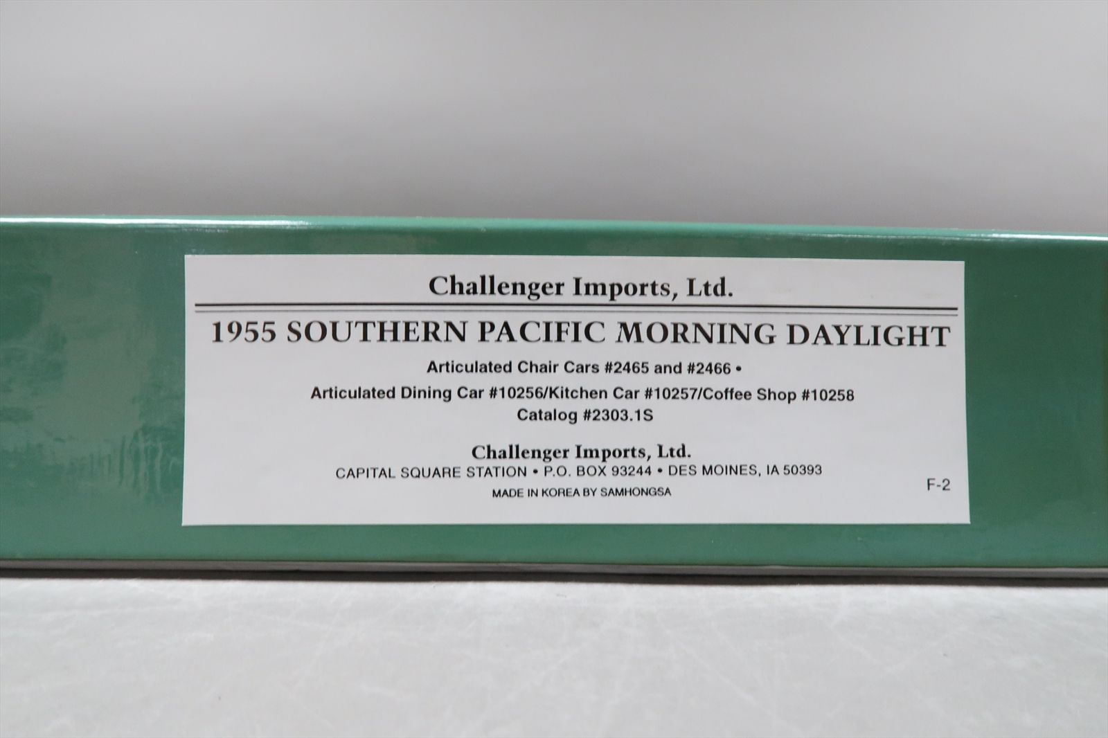HO Brass Model - CIL 2303.1S SP Southern Pacific Morning Daylight 10 ...