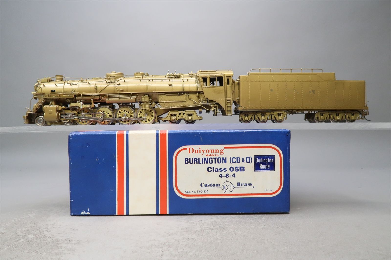 HO Brass Model - NJCB ST-220 CB&Q Burlington Class O-5b 4-8-4 ...
