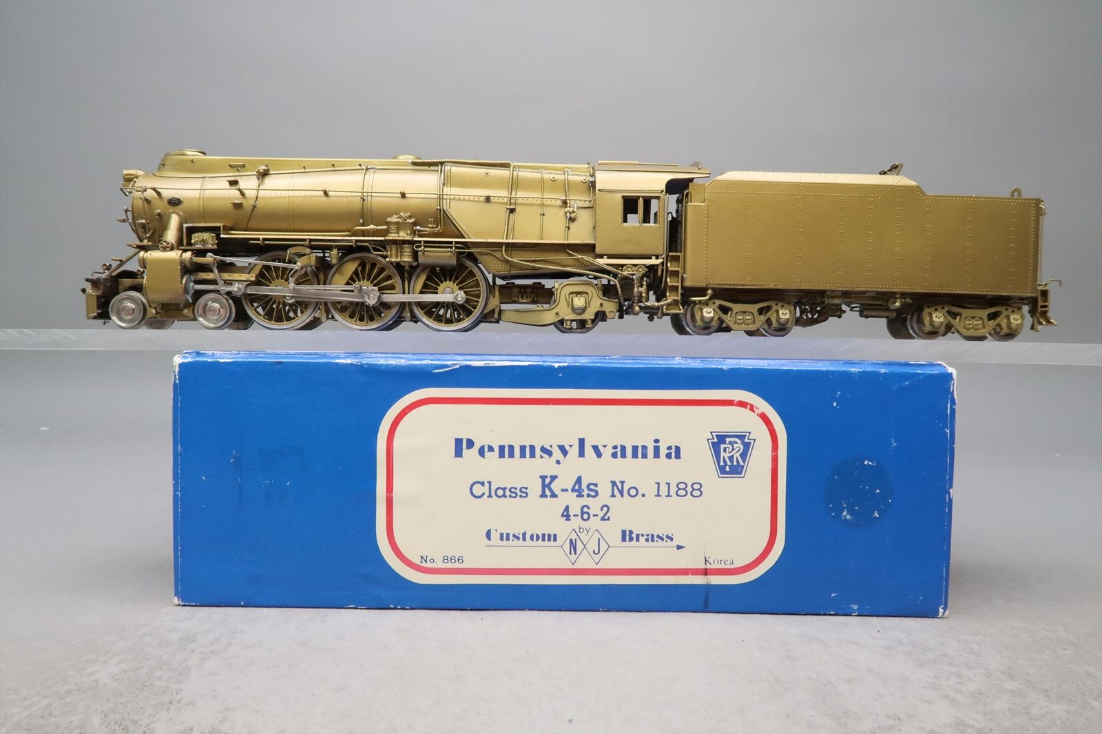 HO Brass Model - NJCB 866 PRR Pennsylvania K-4s #1188- Unpainted - 1983 ...
