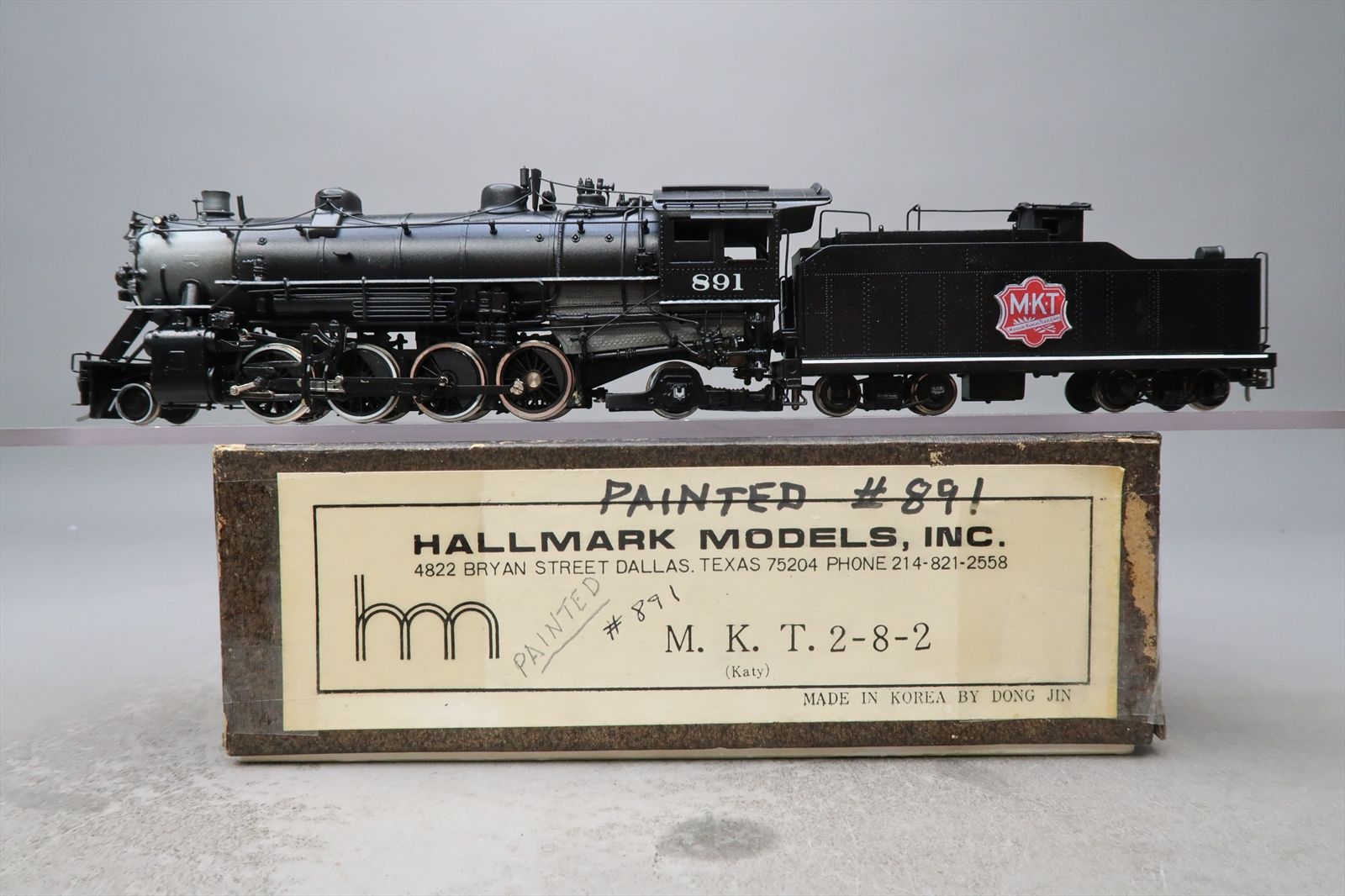 HO Brass Model - HM Hallmark MKT Katy Missouri Kansas Texas 2-8-2 #891 ...