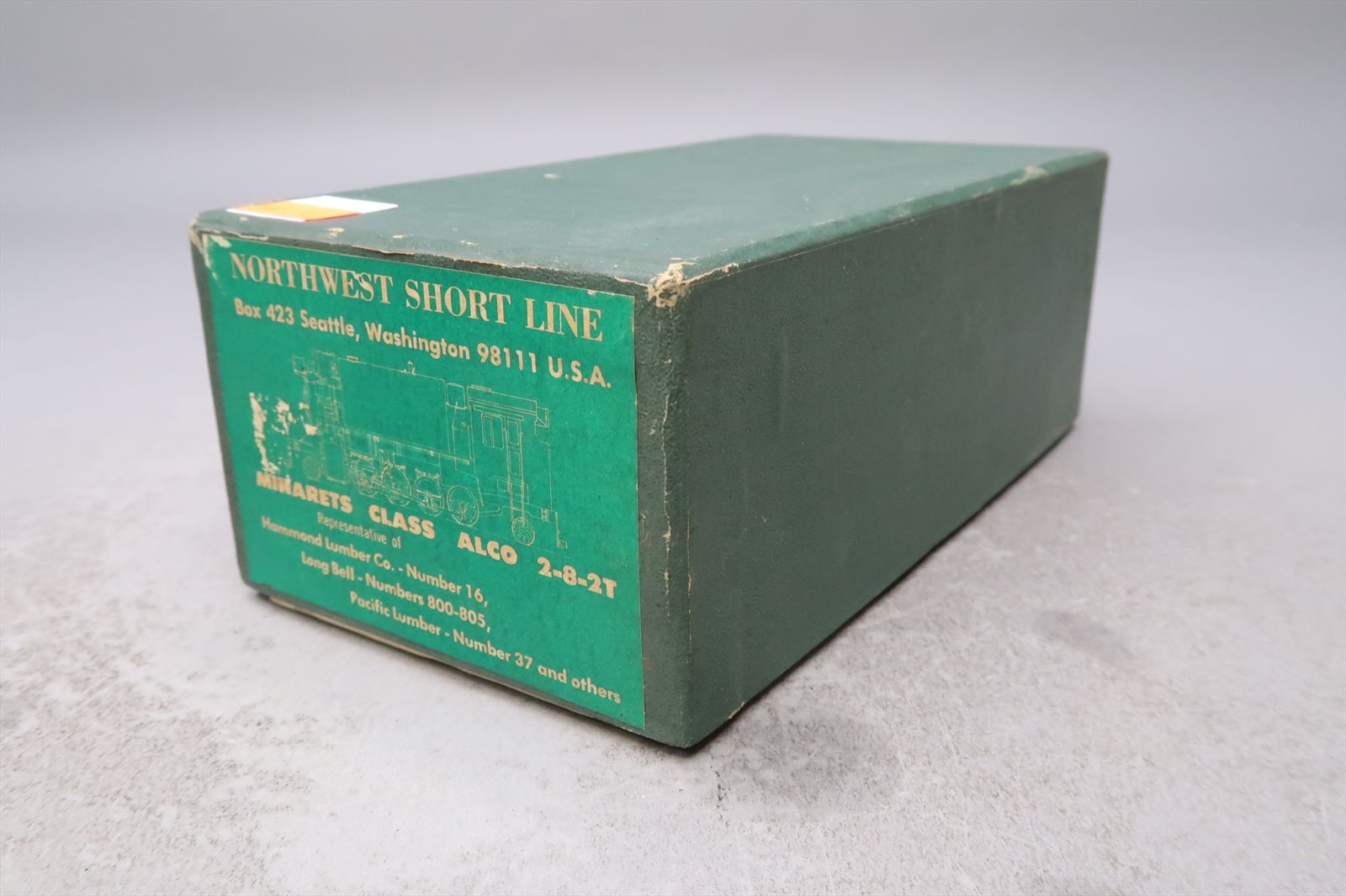 HO Brass Model - NWSL Long-Bell Lumber ALCO Minarets 2-8-2T - Unpainted ...