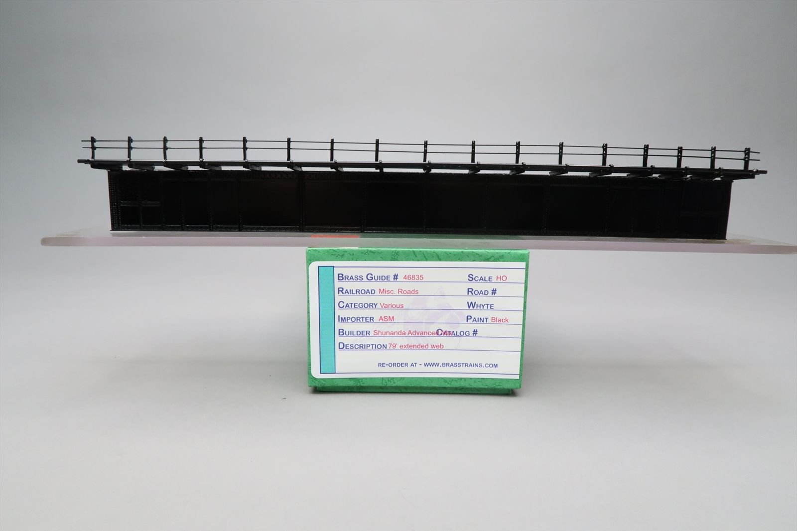 HO Brass Model Structure - ASM 79' Plate Girder Deck Bridge ...