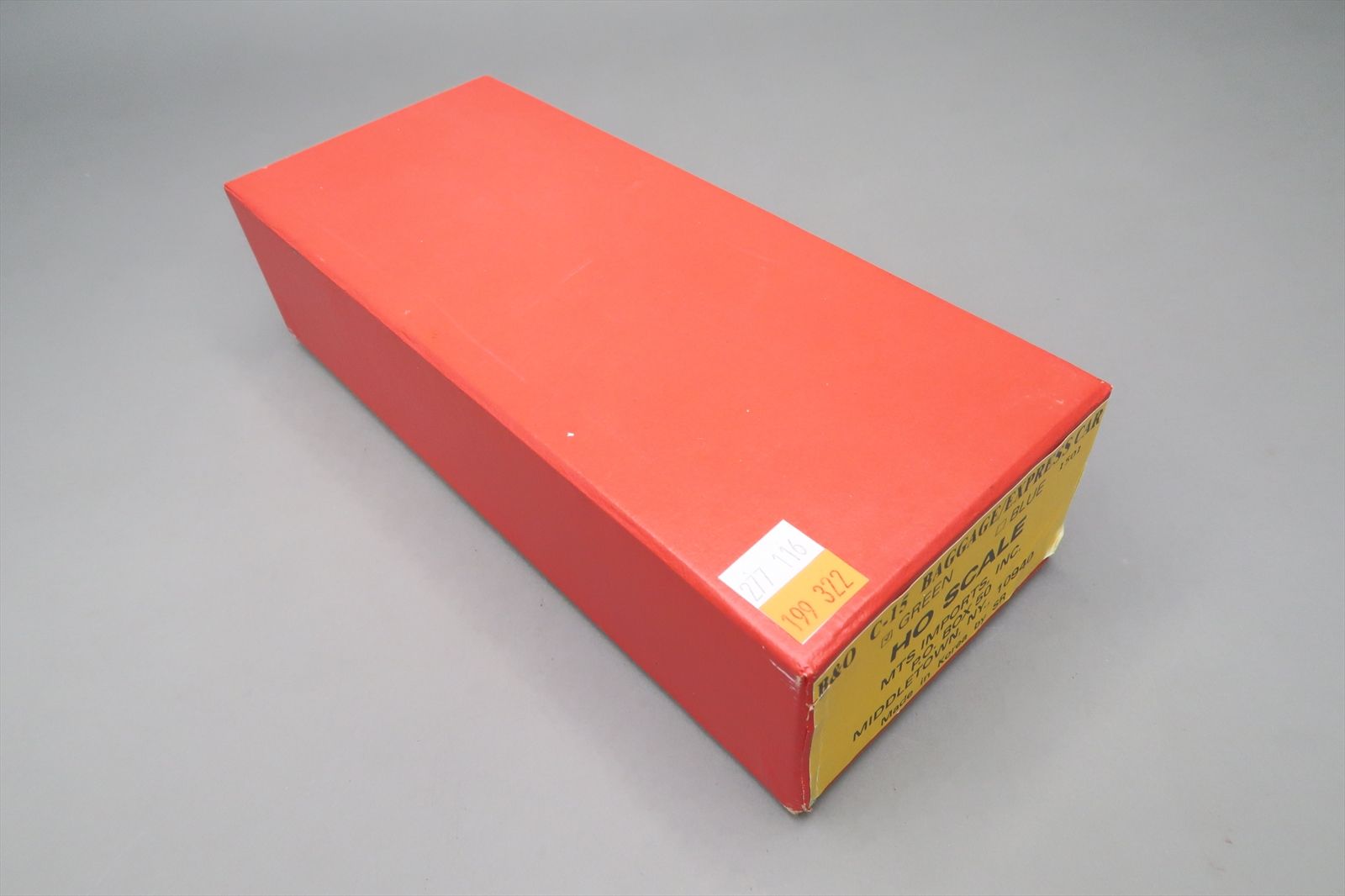 HO Brass Model - MTS B&O Baltimore & Ohio C-15 Baggage Express Car ...