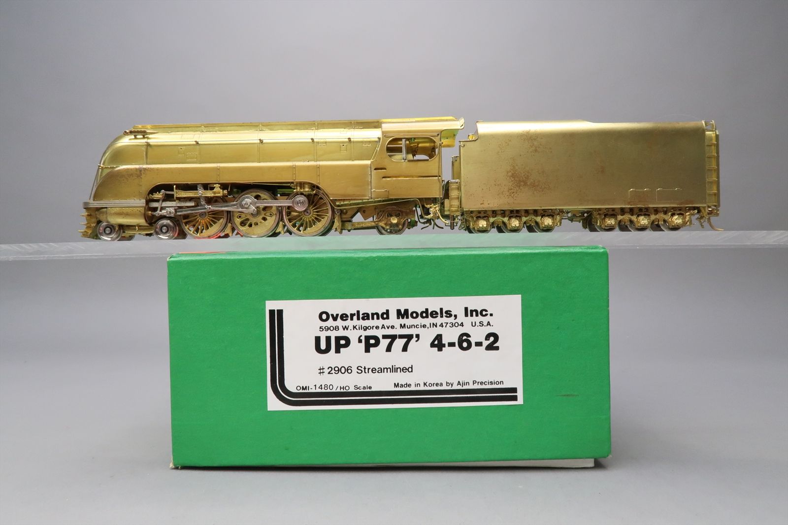HO Brass Model - OMI 1480 UP Union Pacific P77 4-6-2 Streamlined 49er ...