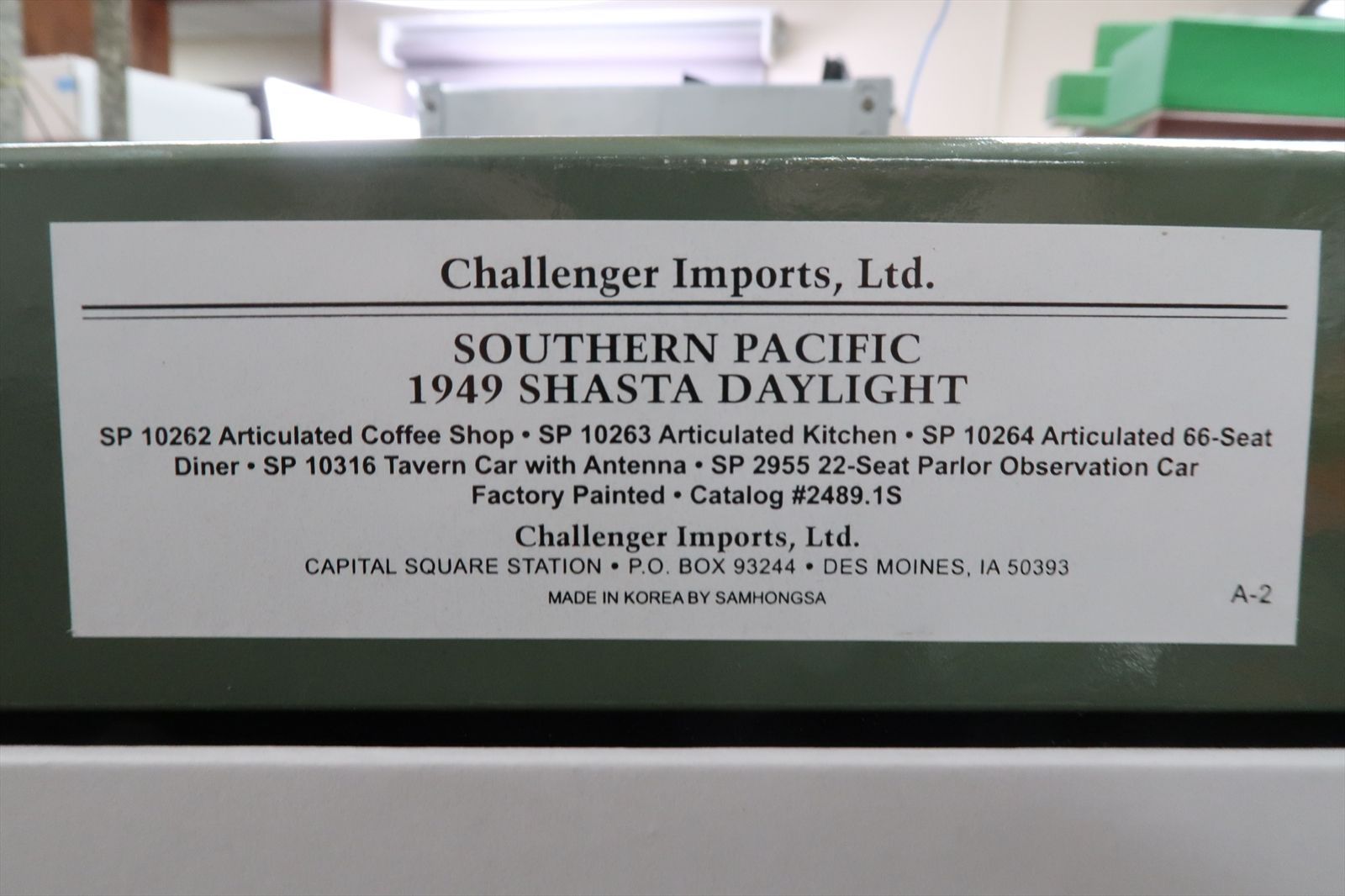 HO Brass Model - CIL 2489.1S A-1 / A-2 SP Southern Pacific 1949 Shasta ...
