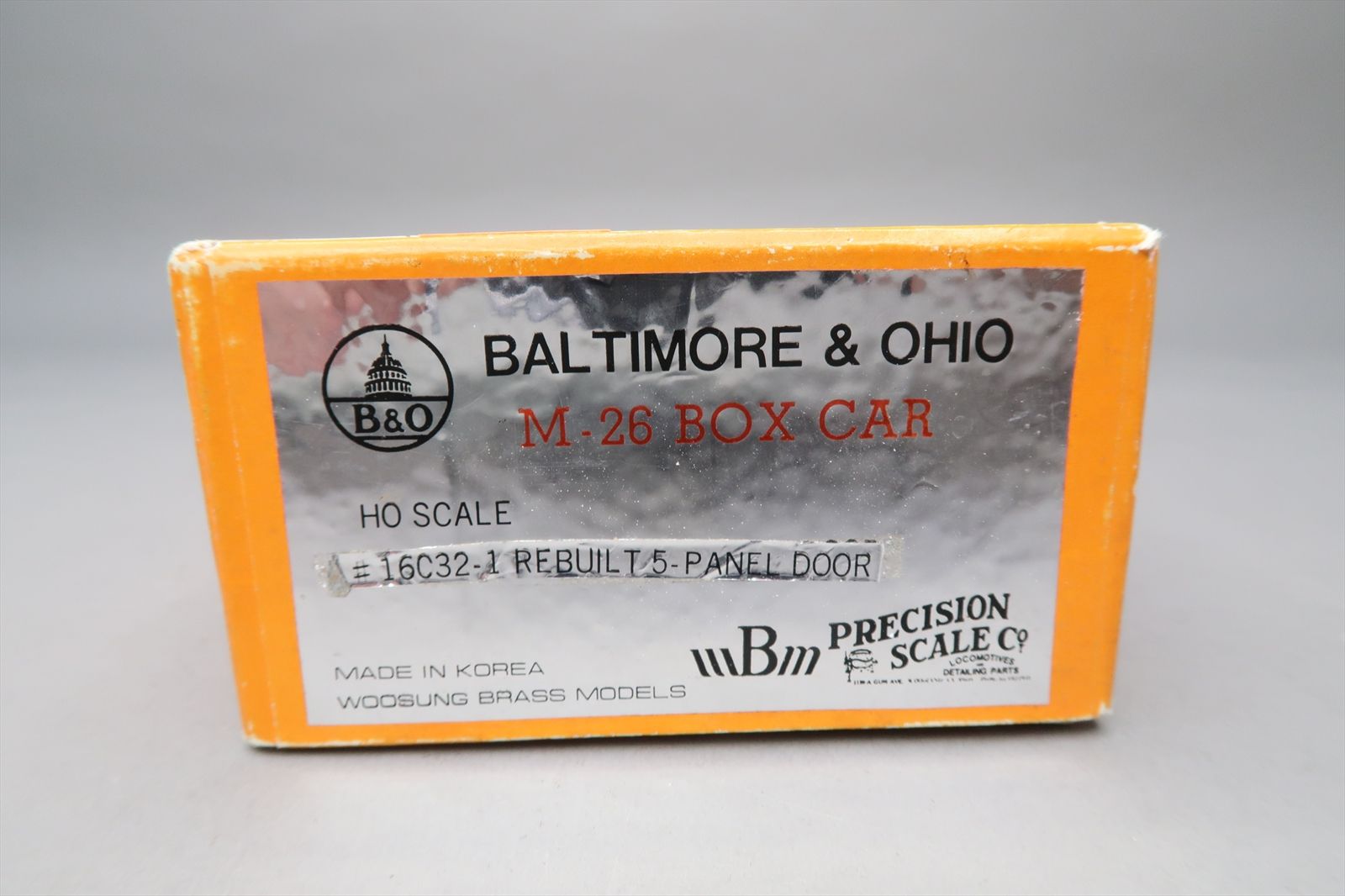 HO Brass Model - PSC 16032 B&O Baltimore & Ohio M-26 Boxcar Box Car ...