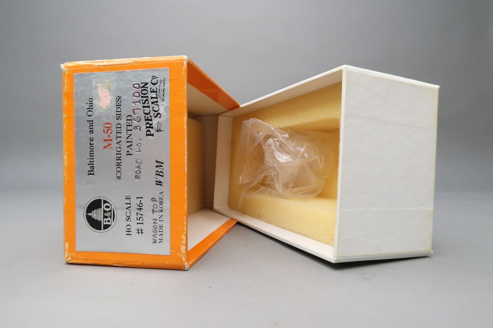 HO Brass Model - PSC 15746-1 B&O Baltimore & Ohio M-50 Corrugated ...