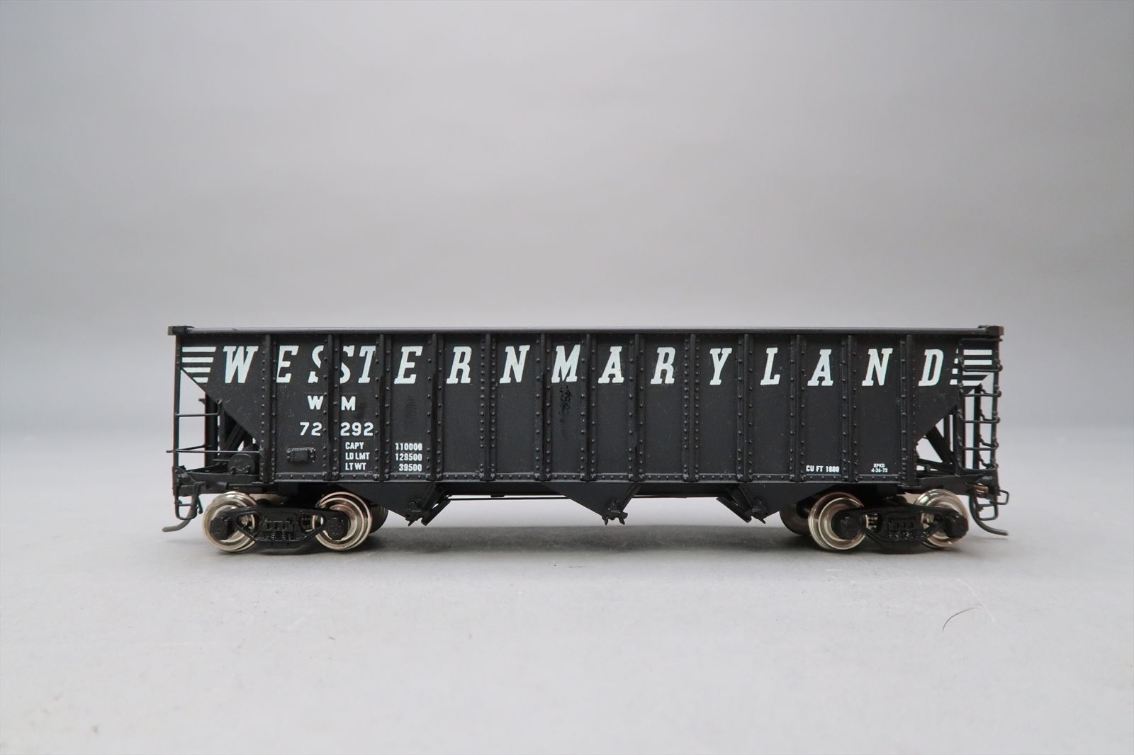 HO Brass Model - PSC 15782-5 WM Western Maryland 70 Ton 3-Bay Hopper ...