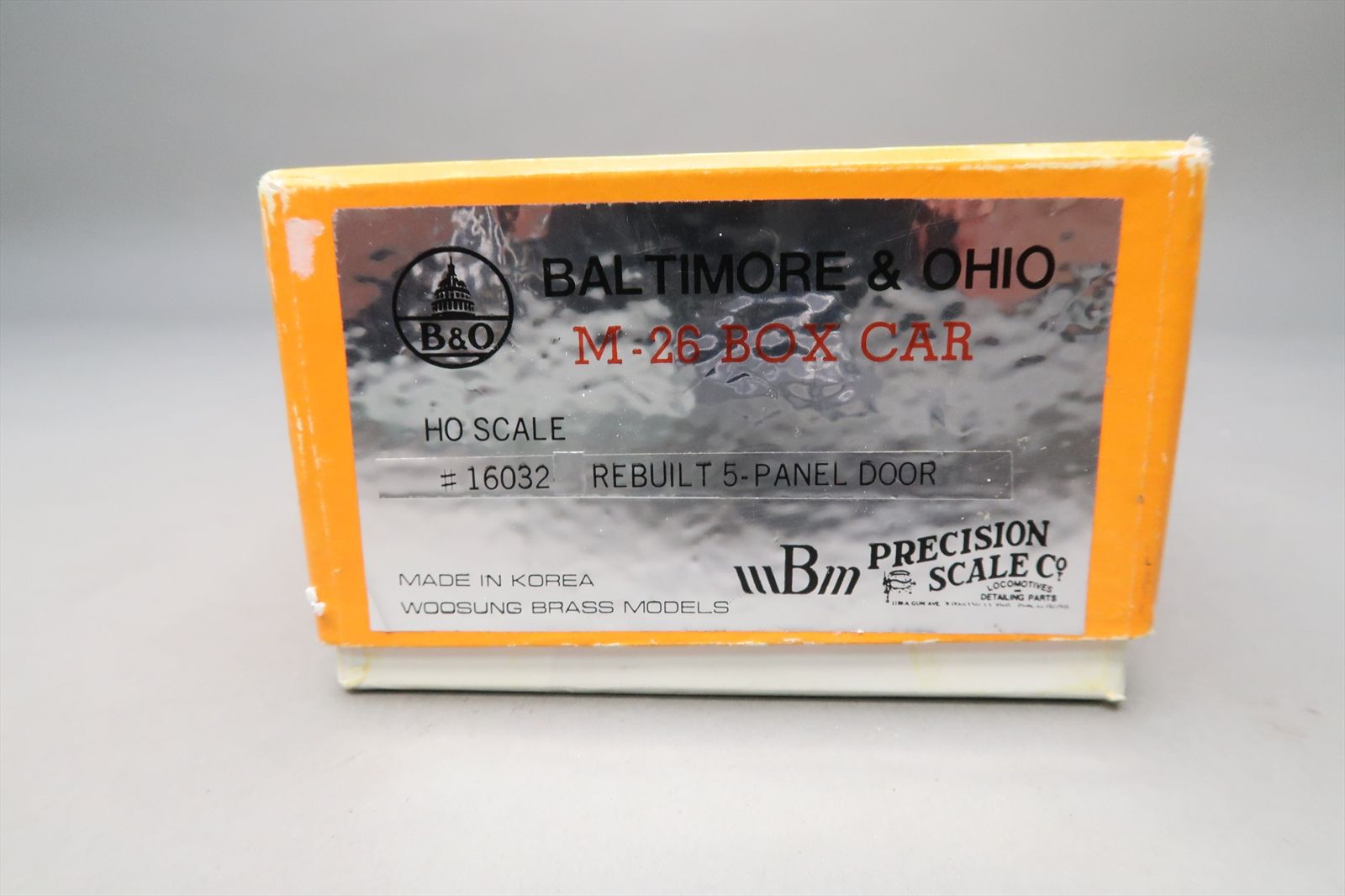 HO Brass Model - PSC 16032 B&O Baltimore & Ohio M-26 Boxcar Box Car ...