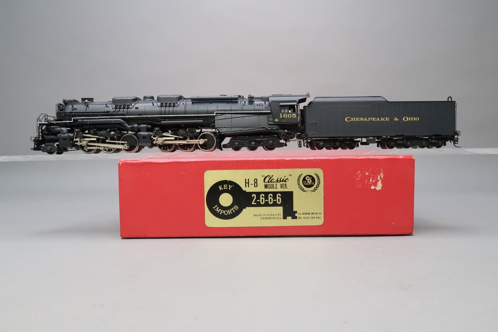 HO Brass Model - Key C&O Chesapeake & Ohio 2-6-6-6 H-8 Allegheny Middle ...