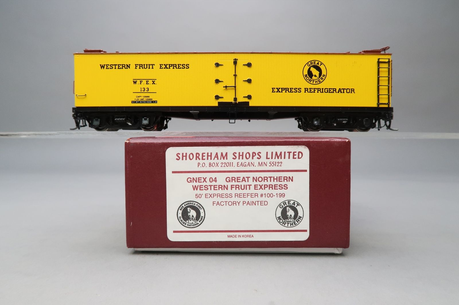 HO Brass Model - SSL GNEX04 GN Great Northern WFE Western Fruit Express ...