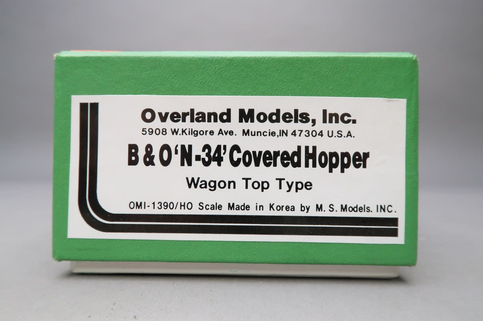 HO Brass Model - OMI 1390 B&O as N&W Norfolk & Western Covered Hopper ...