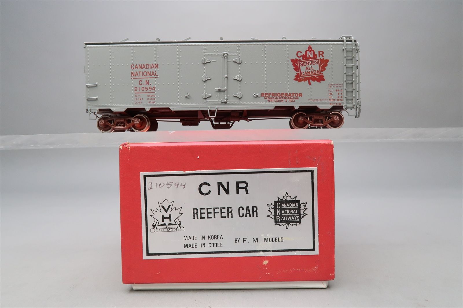 HO Brass Model - VH Van CN CNR Canadian National Refrigerator Reefer ...