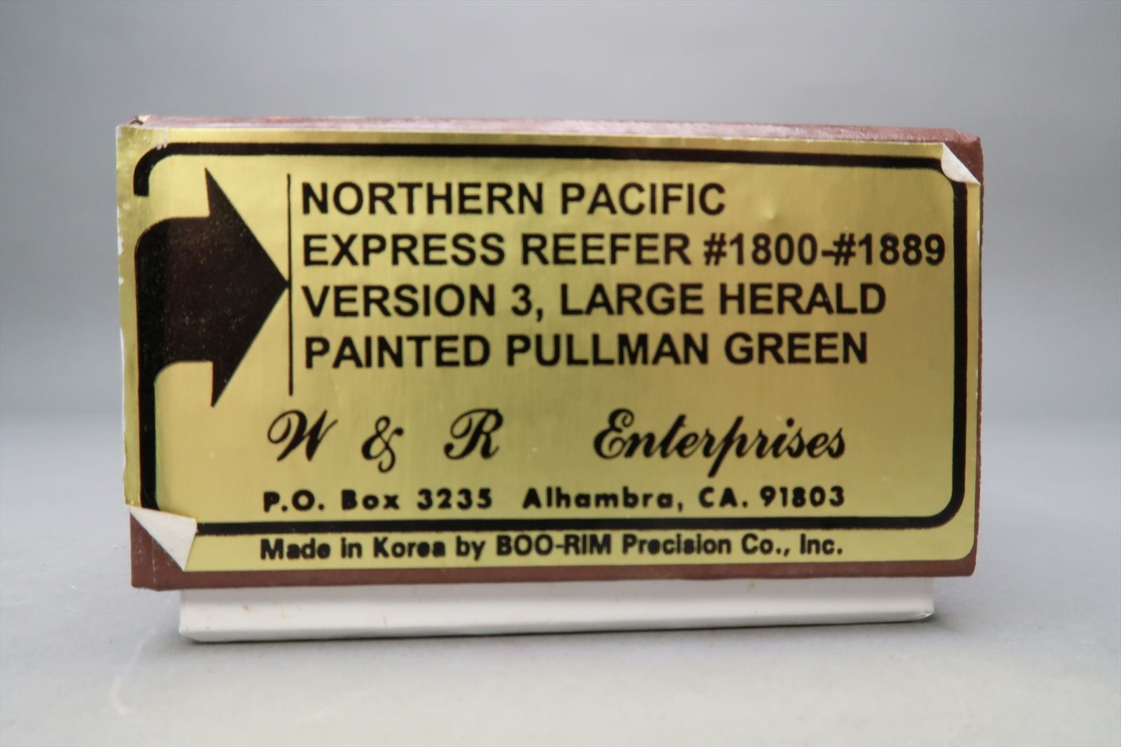 HO Brass Model - W&R Version 3 NP Northern Pacific Express Reefer Large ...