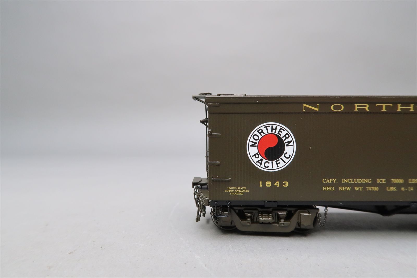 HO Brass Model - W&R Version 3 NP Northern Pacific Express Reefer Large ...
