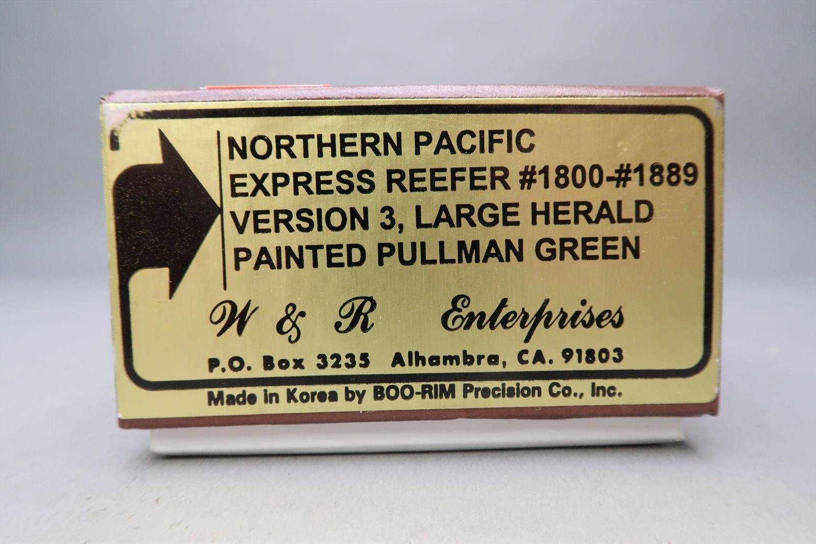 HO Brass Model - W&R Version 3 NP Northern Pacific Express Reefer Large ...