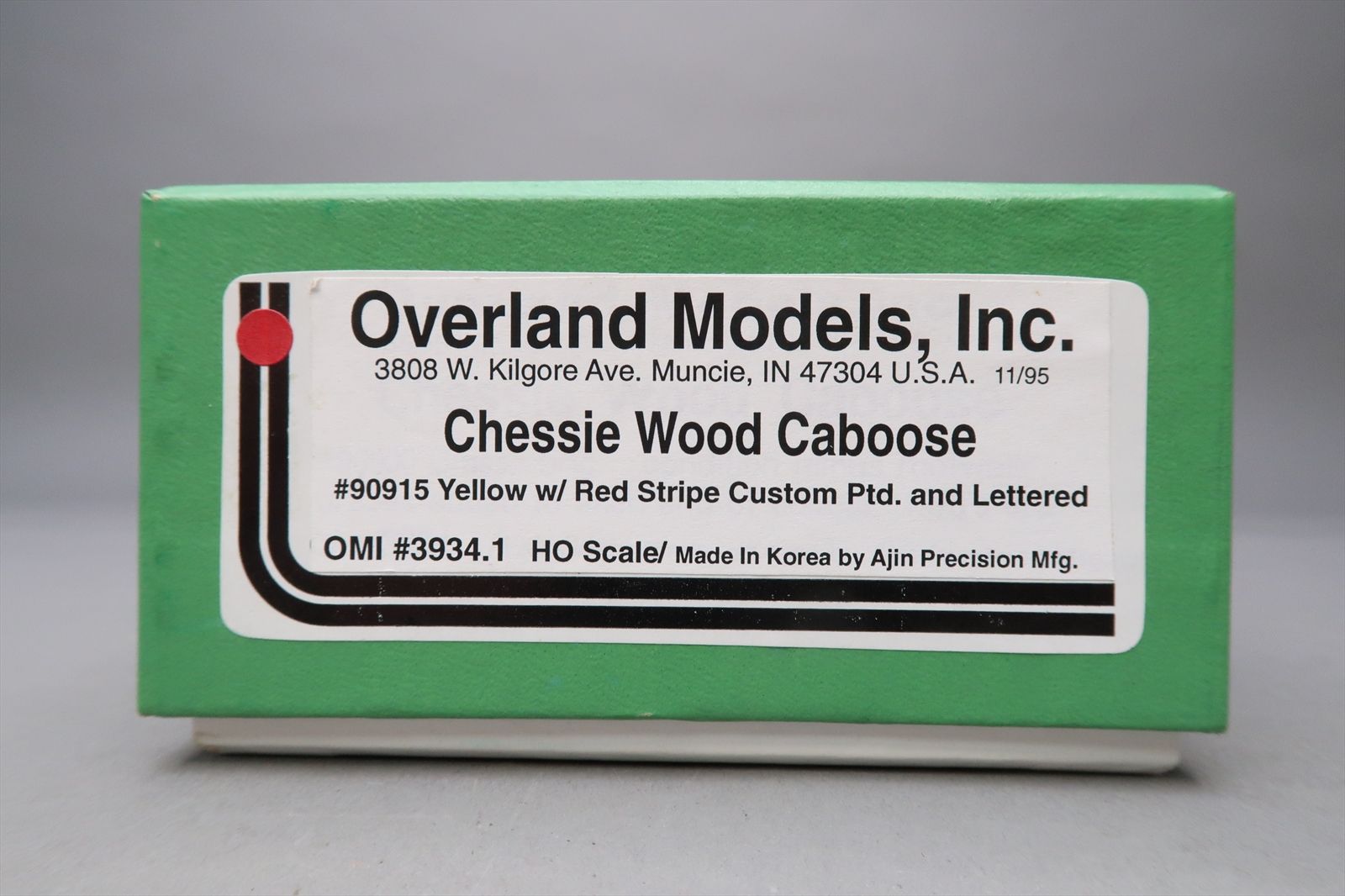 HO Brass Model - OMI 3934.1 C&O Chesapeake & Ohio Chessie Wood Caboose ...
