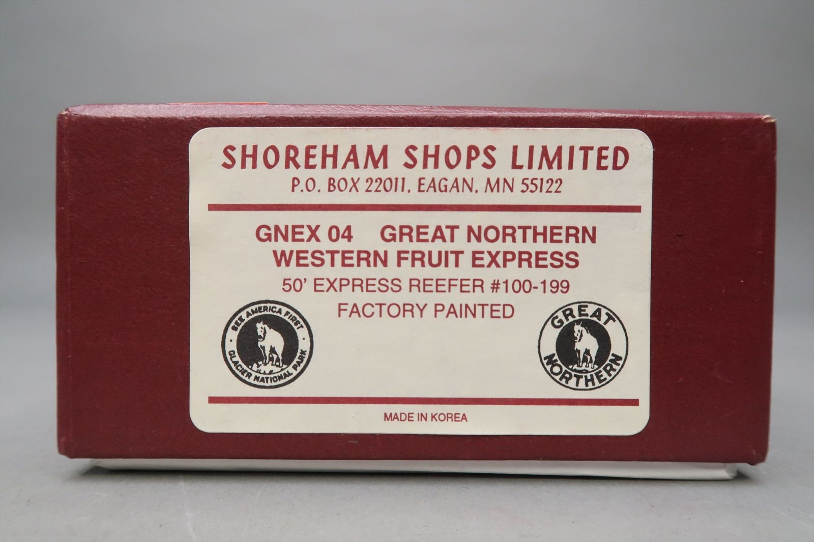 HO Brass Model - SSL GNEX04 GN Great Northern WFE Western Fruit Express ...