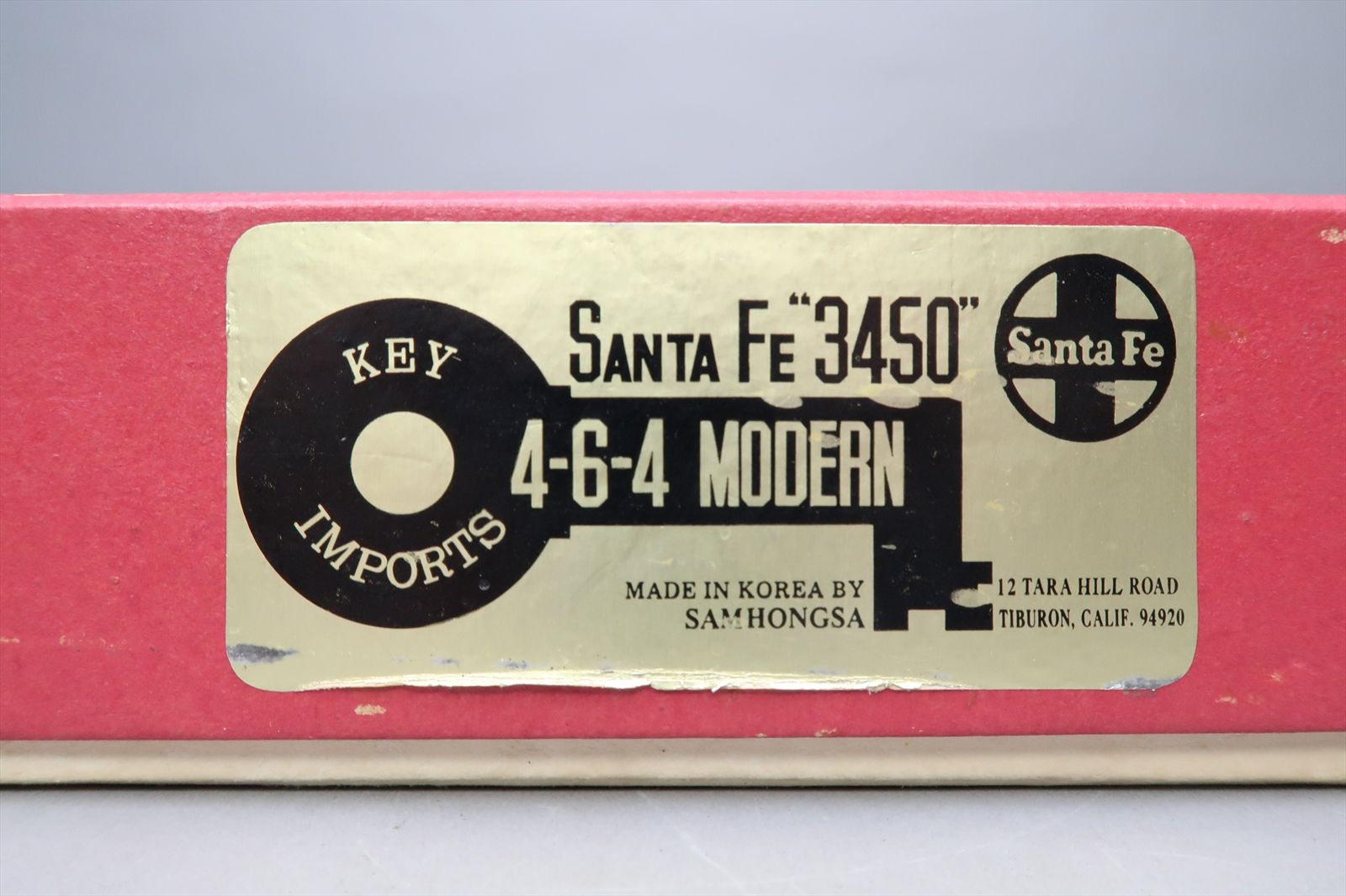 HO Brass Model - Key AT&SF Santa Fe 4-6-4 Modern #3452 - Custom ...