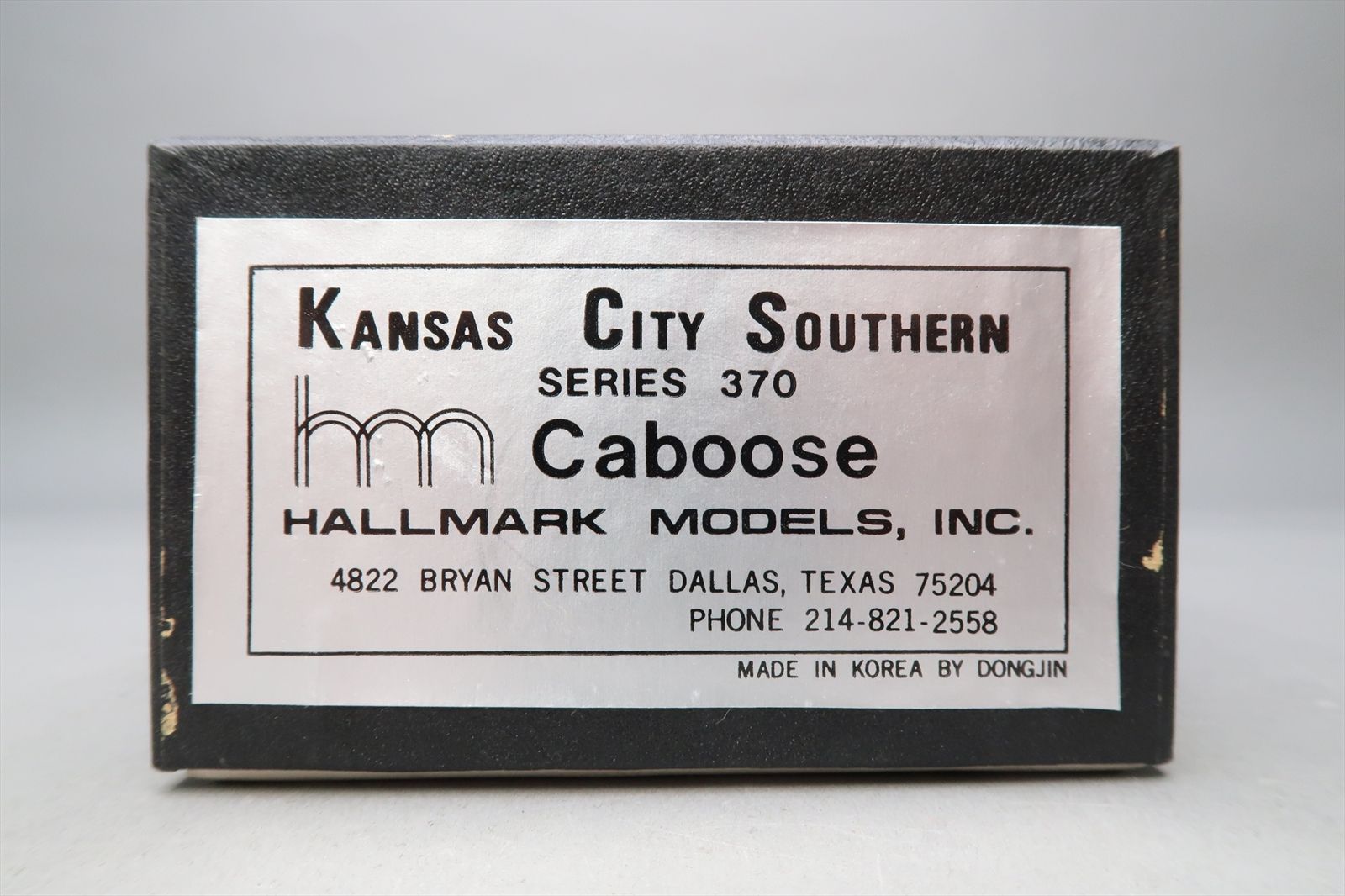 HO Brass Model - HM Hallmark KCS Kansas City Southern Bay Window ...