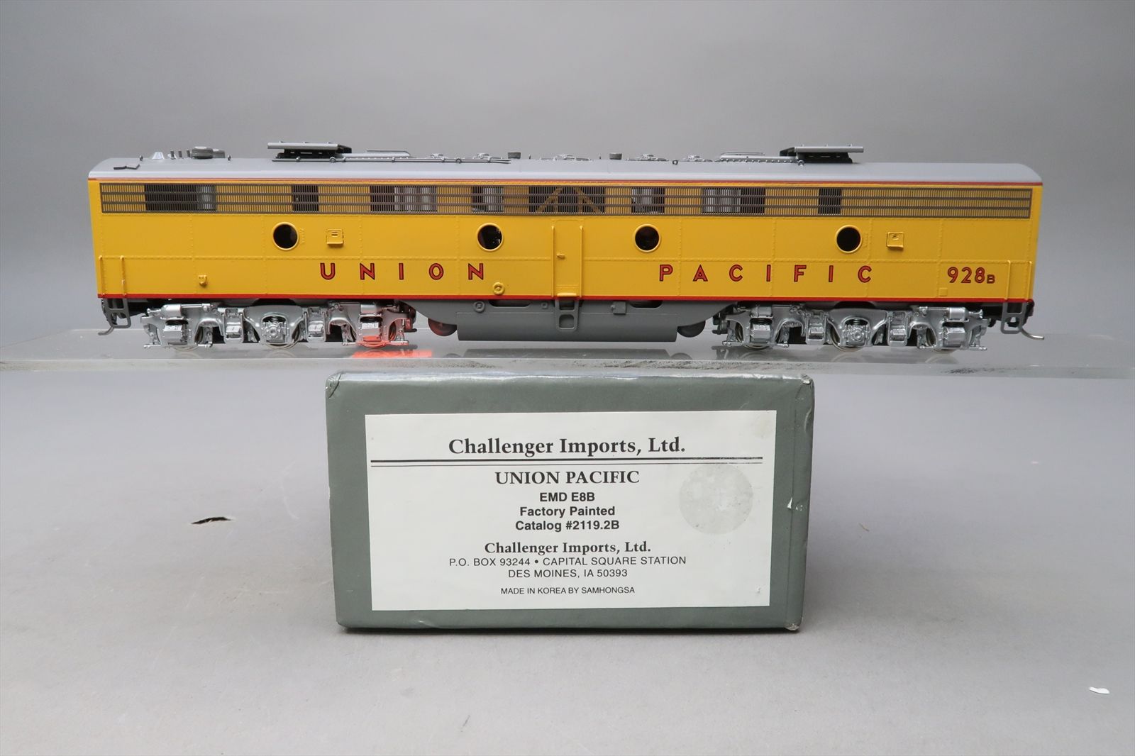 HO Brass Model - CIL 2119.2B UP Union Pacific EMD E8 E8B #928B - F/P ...