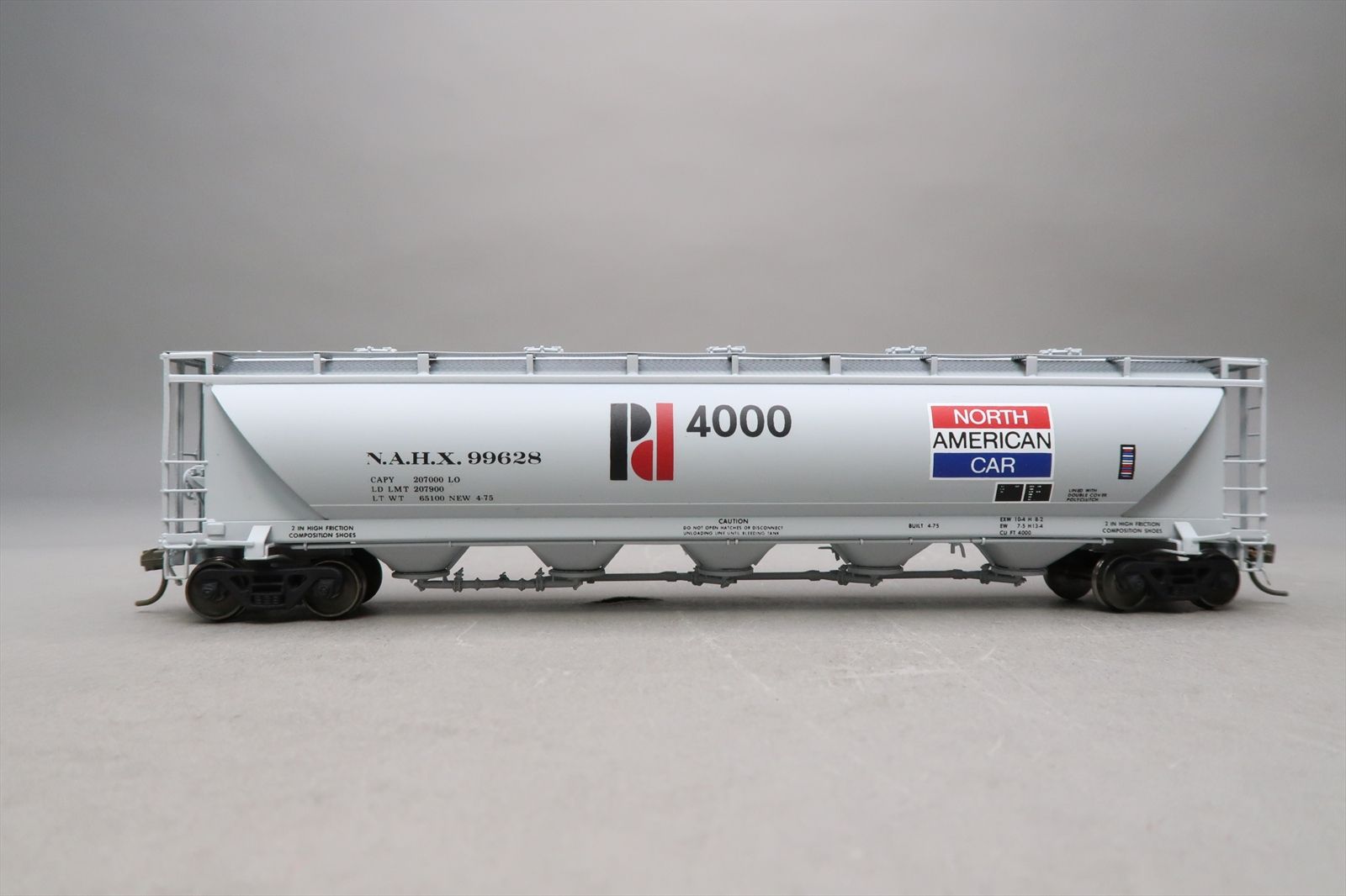 HO Brass Model - OMI 3002 NAHX North American Pd 4000 Covered Hopper ...