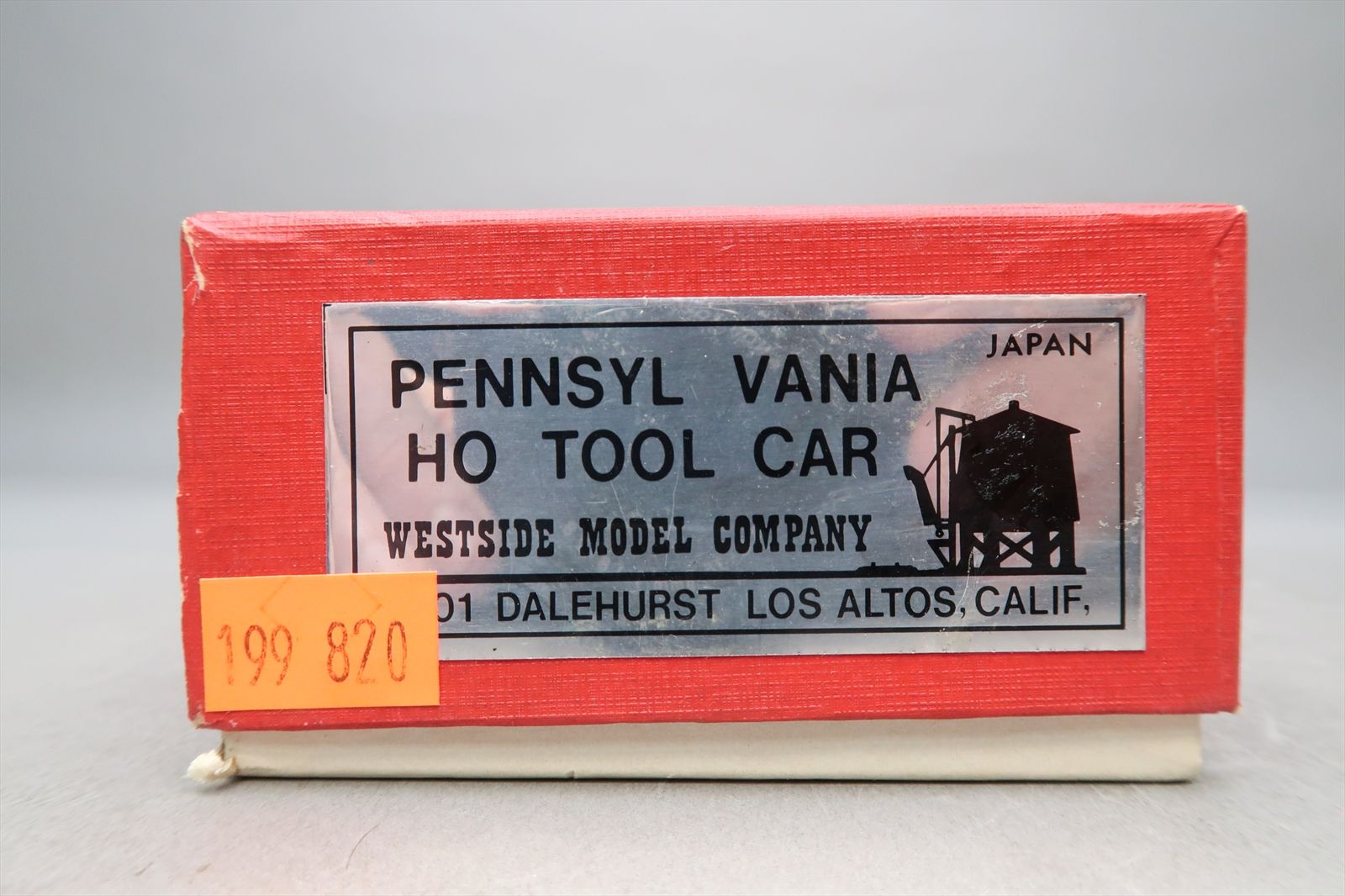 HO Brass Model - WMC PRR Pennsylvania Tool Car - Unpainted - Made in Japan
