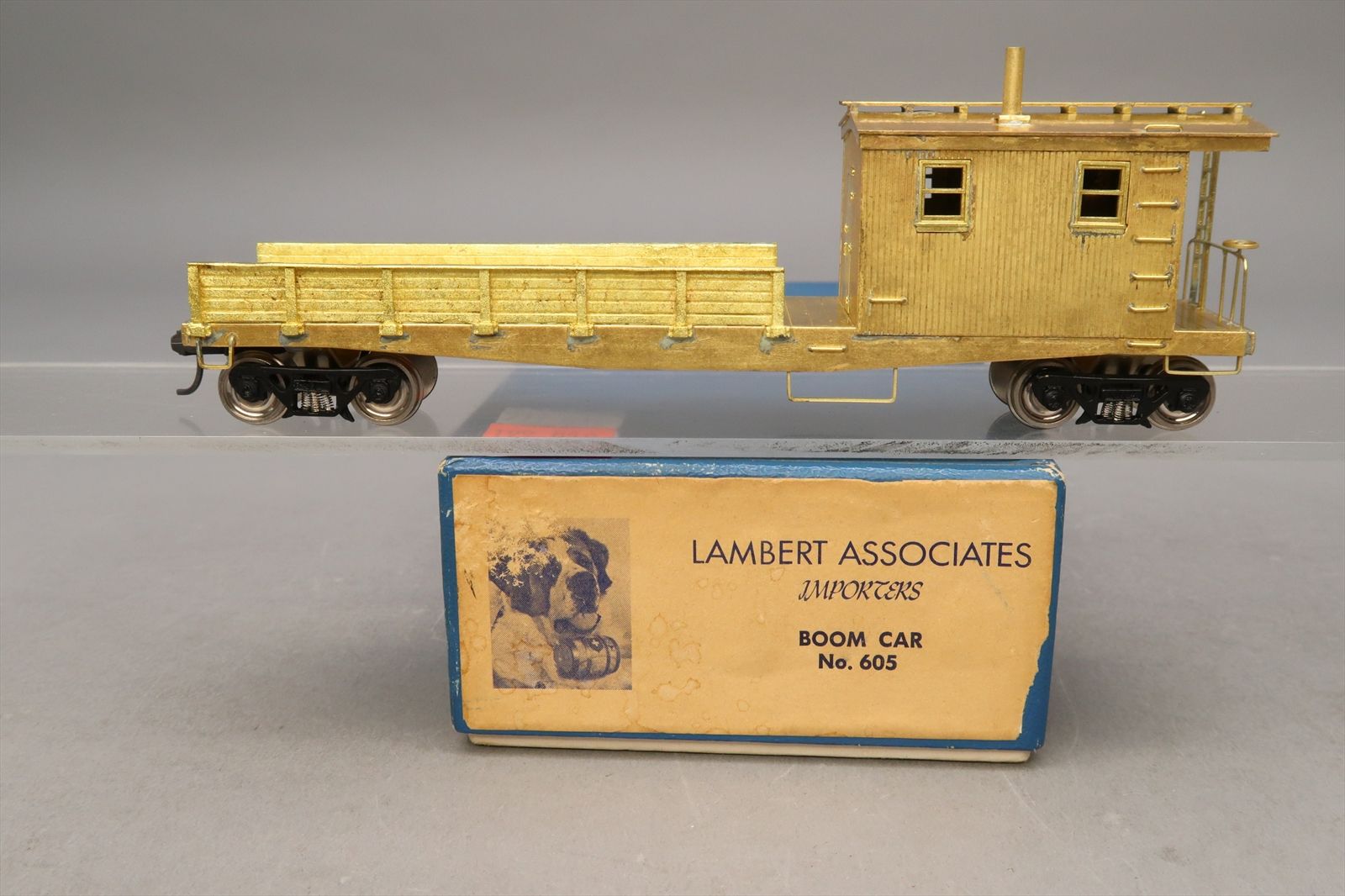 HO Brass Model - Lambert 605 Boom Car - Unpainted - Made in Japan