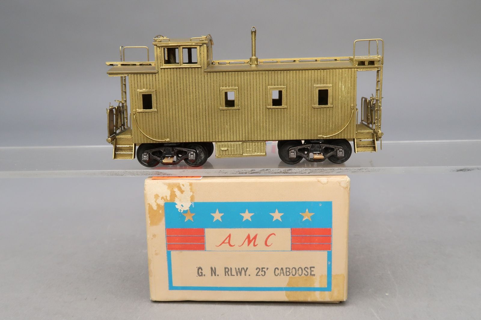 HO Brass Model - AMC GN Great Northern 25' Wood Caboose - Unpainted ...