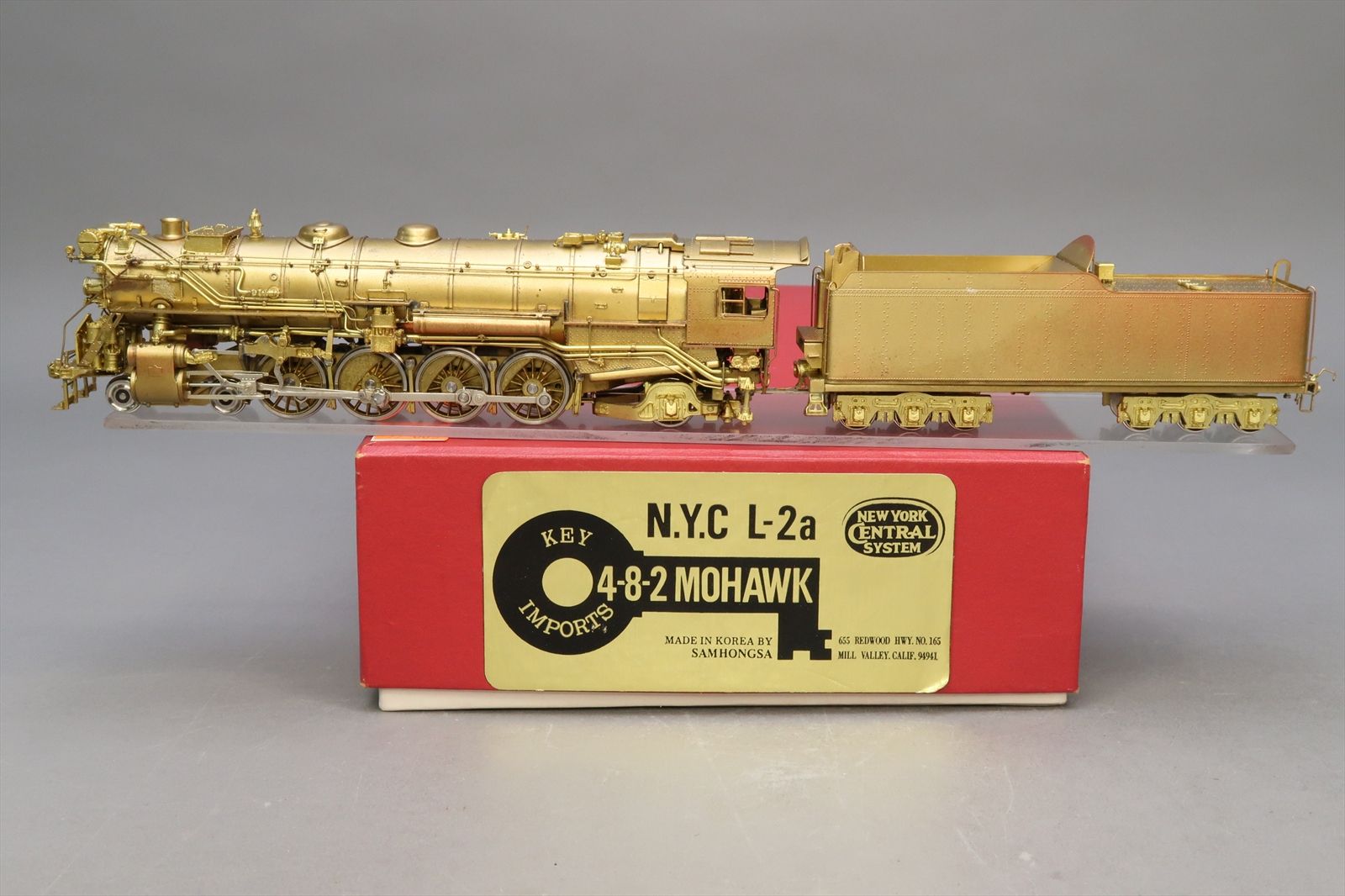 HO Brass Model - Key NYC New York Central L-2a 4-8-2 Mohawk - Unpainted ...