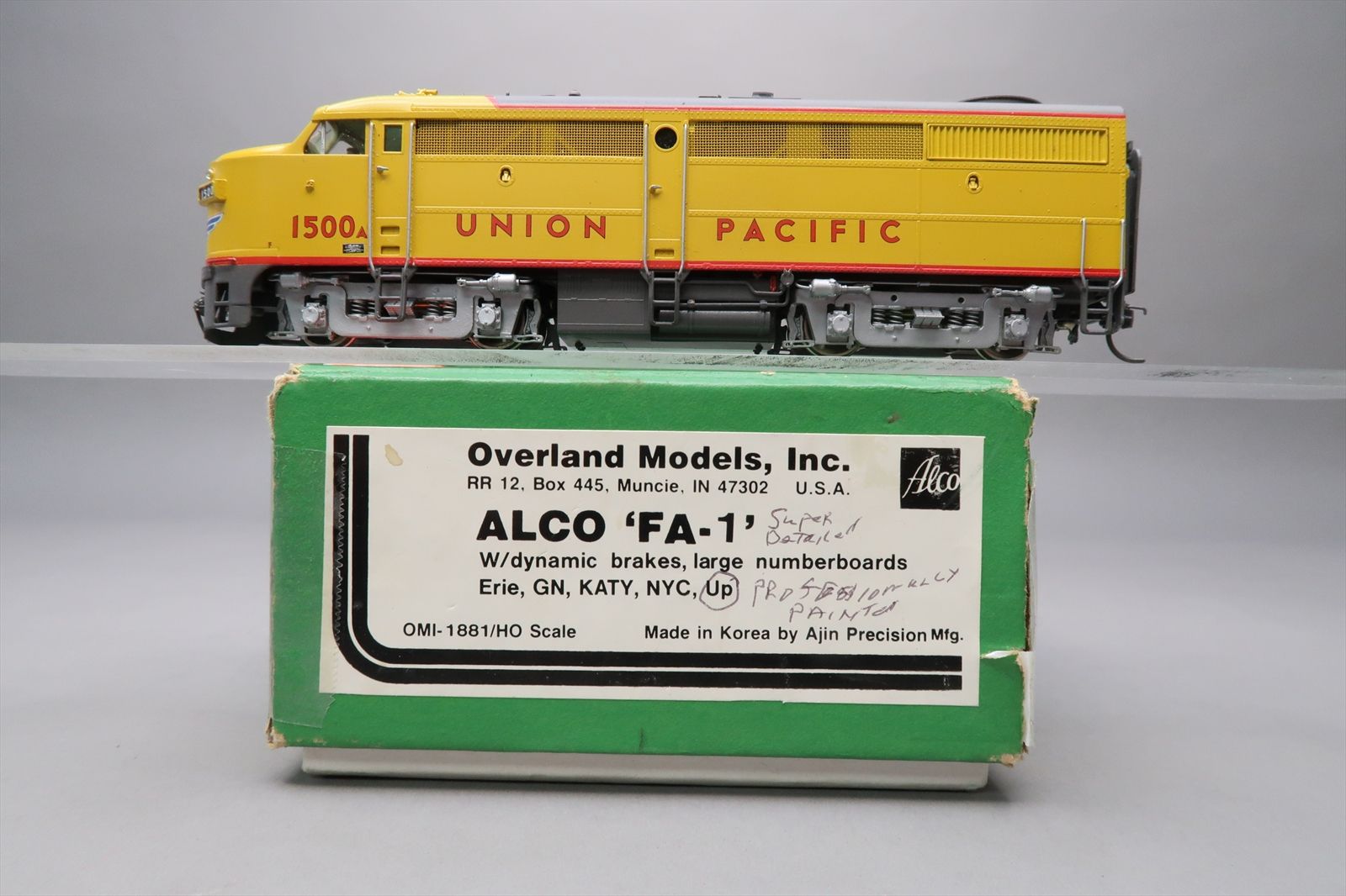 HO Brass Model - OMI 1881 UP Union Pacific ALCO FA FA-1 #1500 - Custom ...