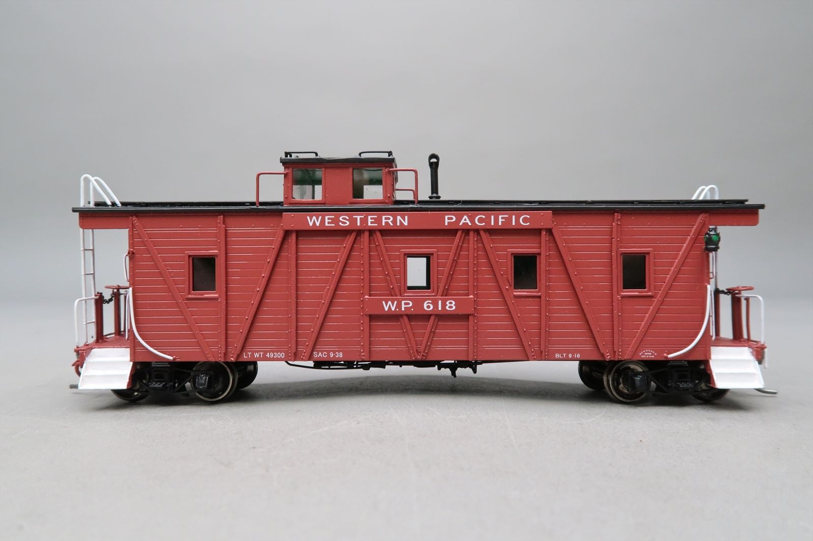HO Brass Model - NBL WP Western Pacific Square End Caboose #618 - F/P ...