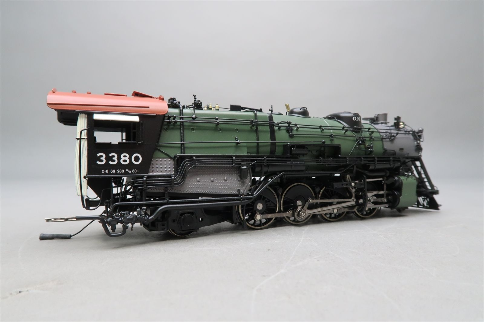 HO Brass Model - GPM 3380.2 GN Great Northern O-8 2-8-2 Open Cab Class ...