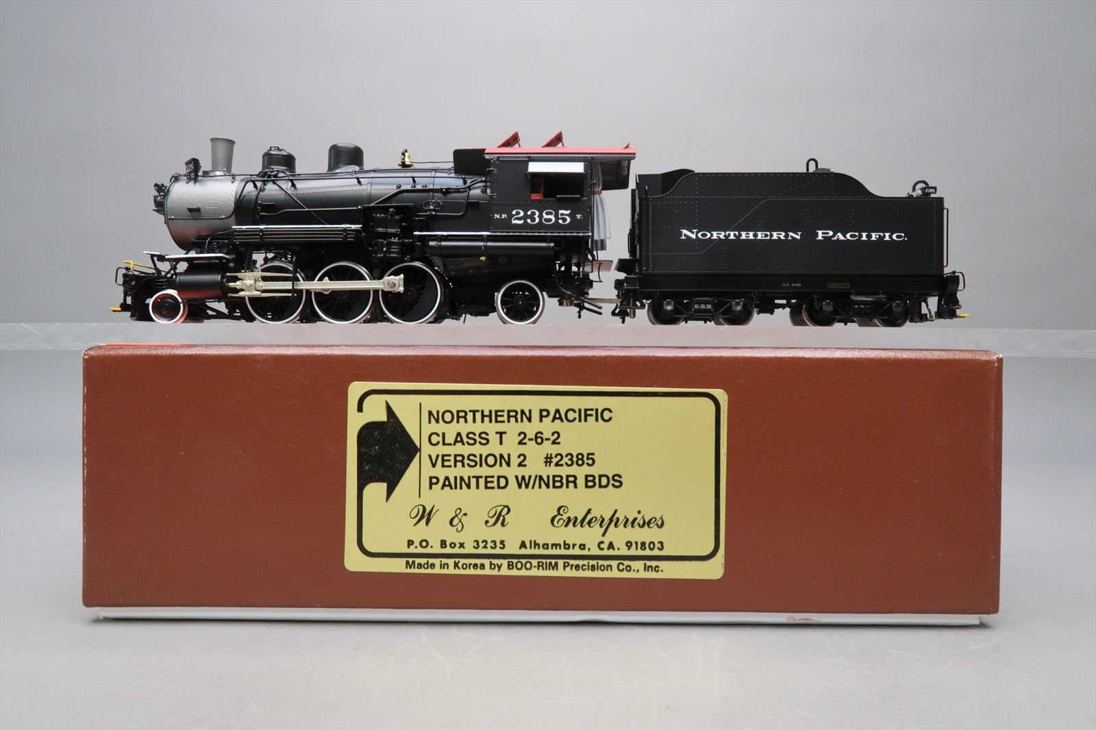 HO Brass Model - W&R Version 2 NP Northern Pacific Class T 2-6-2 w ...