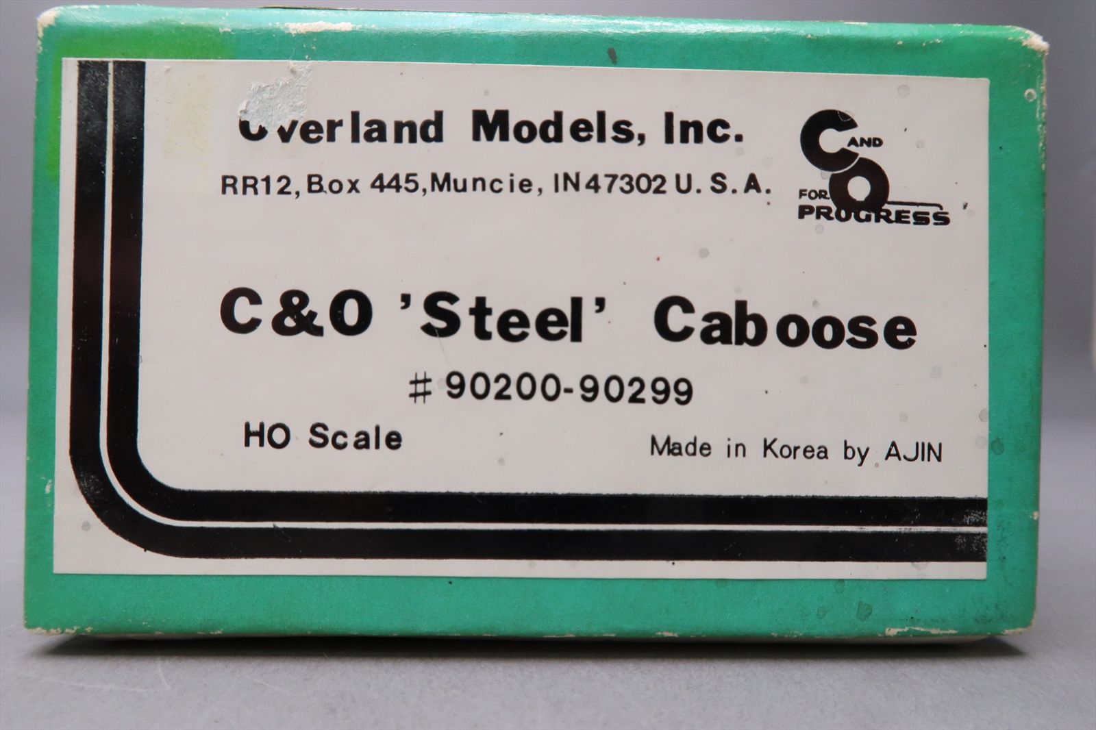 HO Brass Model - OMI 1115 C&O Chesapeake & Ohio Steel Caboose #90200 ...