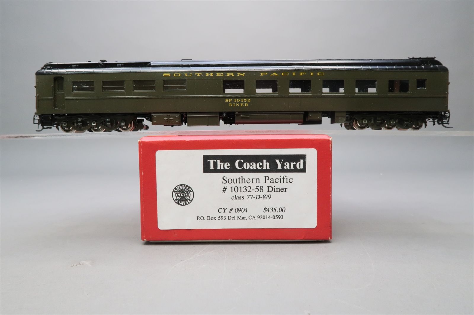 HO Brass Model - TCY 0904 SP Southern Pacific 77-D-8/9 Diner #10152 ...