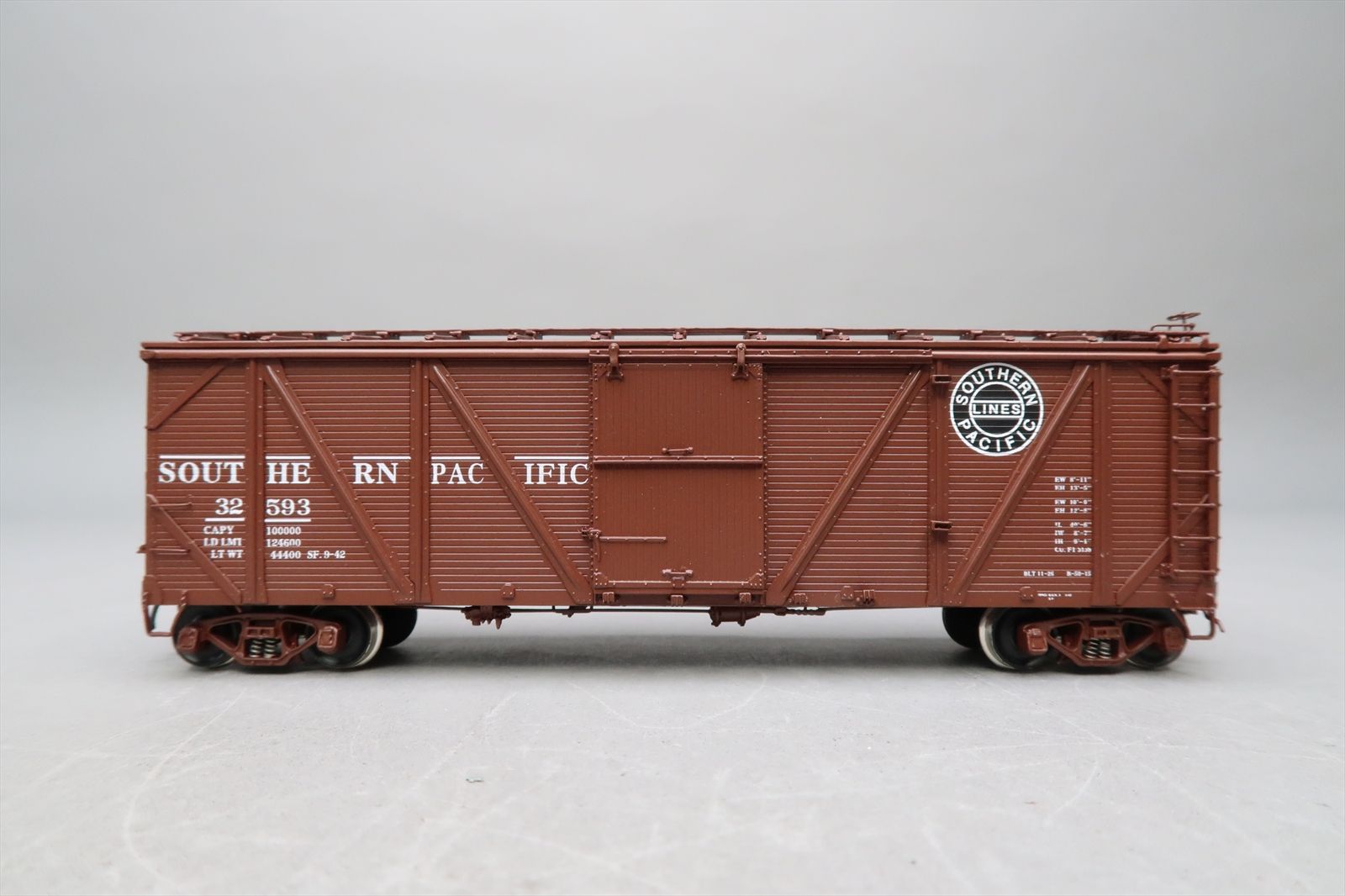 HO Brass Model - CIL 2475.1 SP Southern Pacific B-50-15 Outside Braced ...